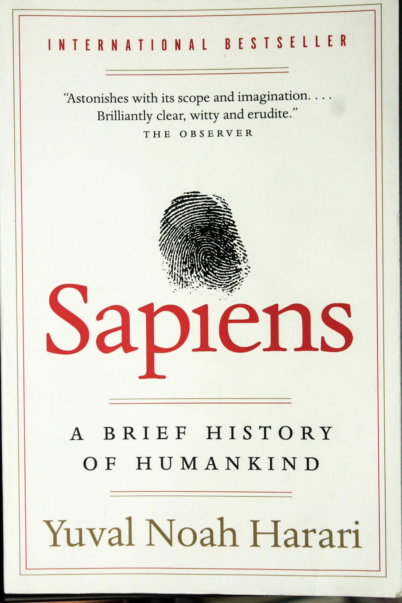 BIBLIO | Sapiens: A Brief History of Humankind de Harari, Yuval Noah ...