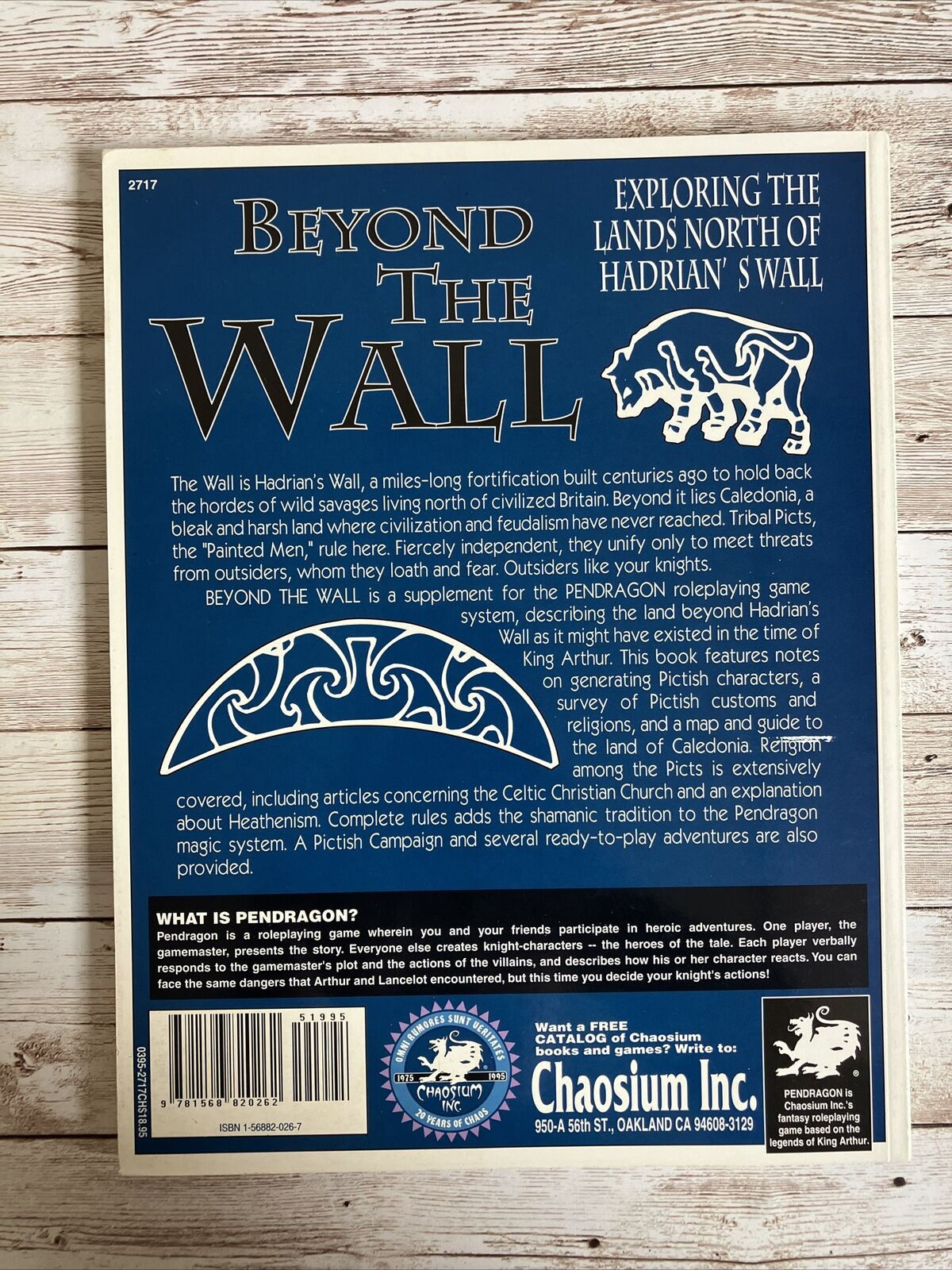 Beyond The Wall: Pictland & The North Pendragon Chaosium Roleplaying ...