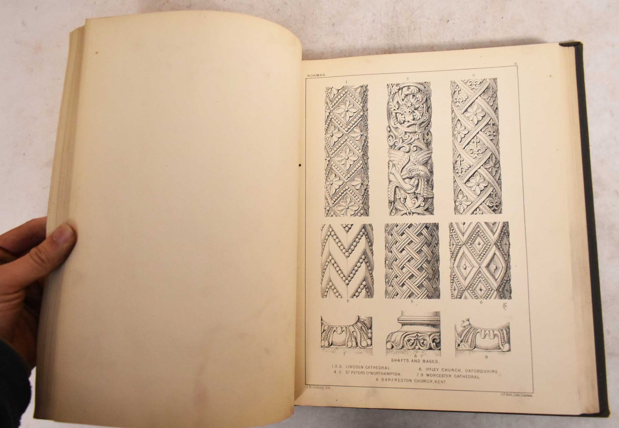 Examples of English Medieval Foliage and Coloured Decoration; Taken ...