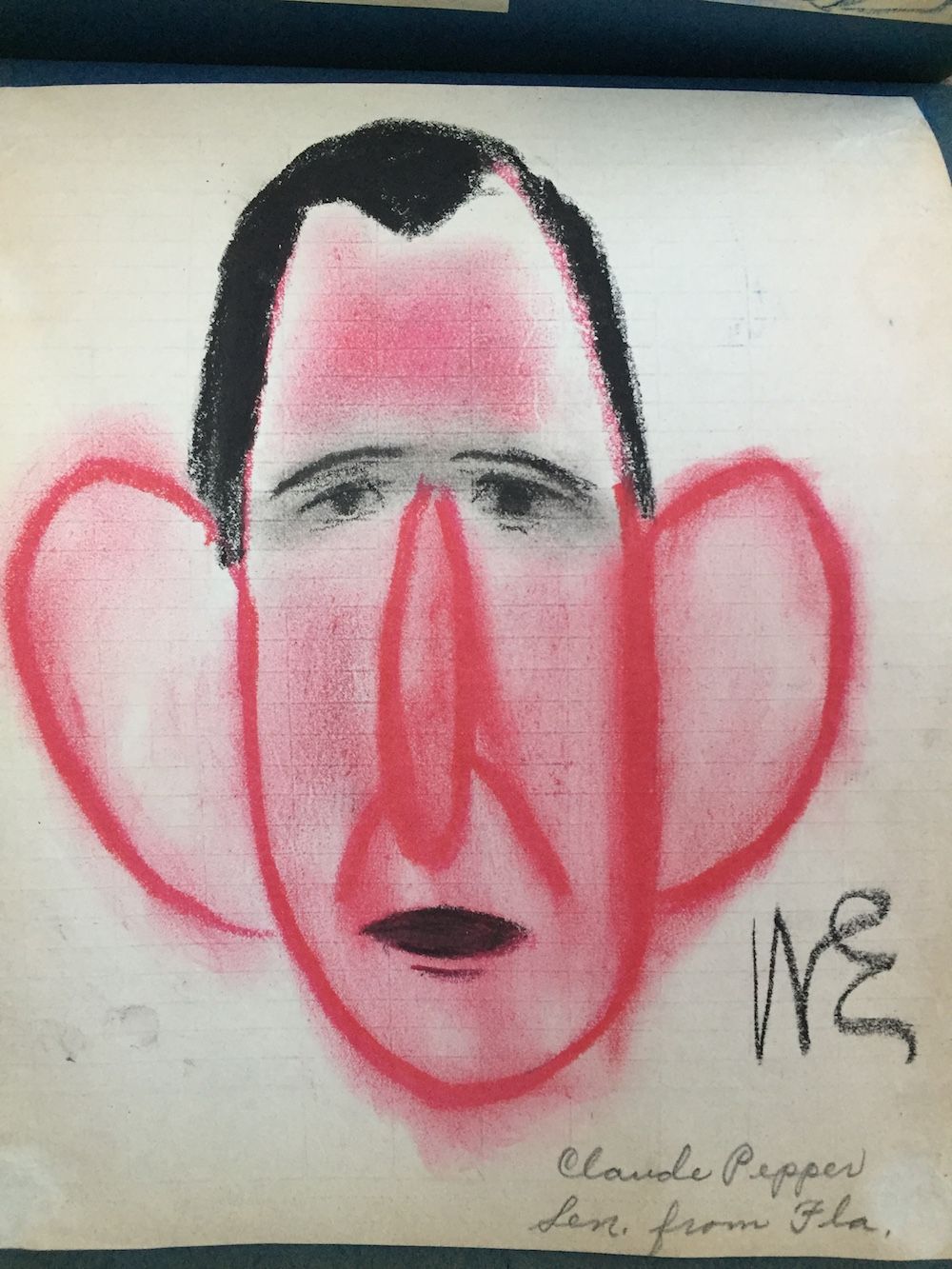 Eb-Stractions -- Caricatures of Famous People by A. William Ebner" - 2 ...