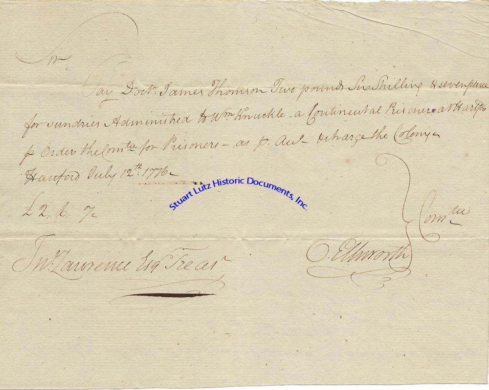 Oliver Ellsworth Signature