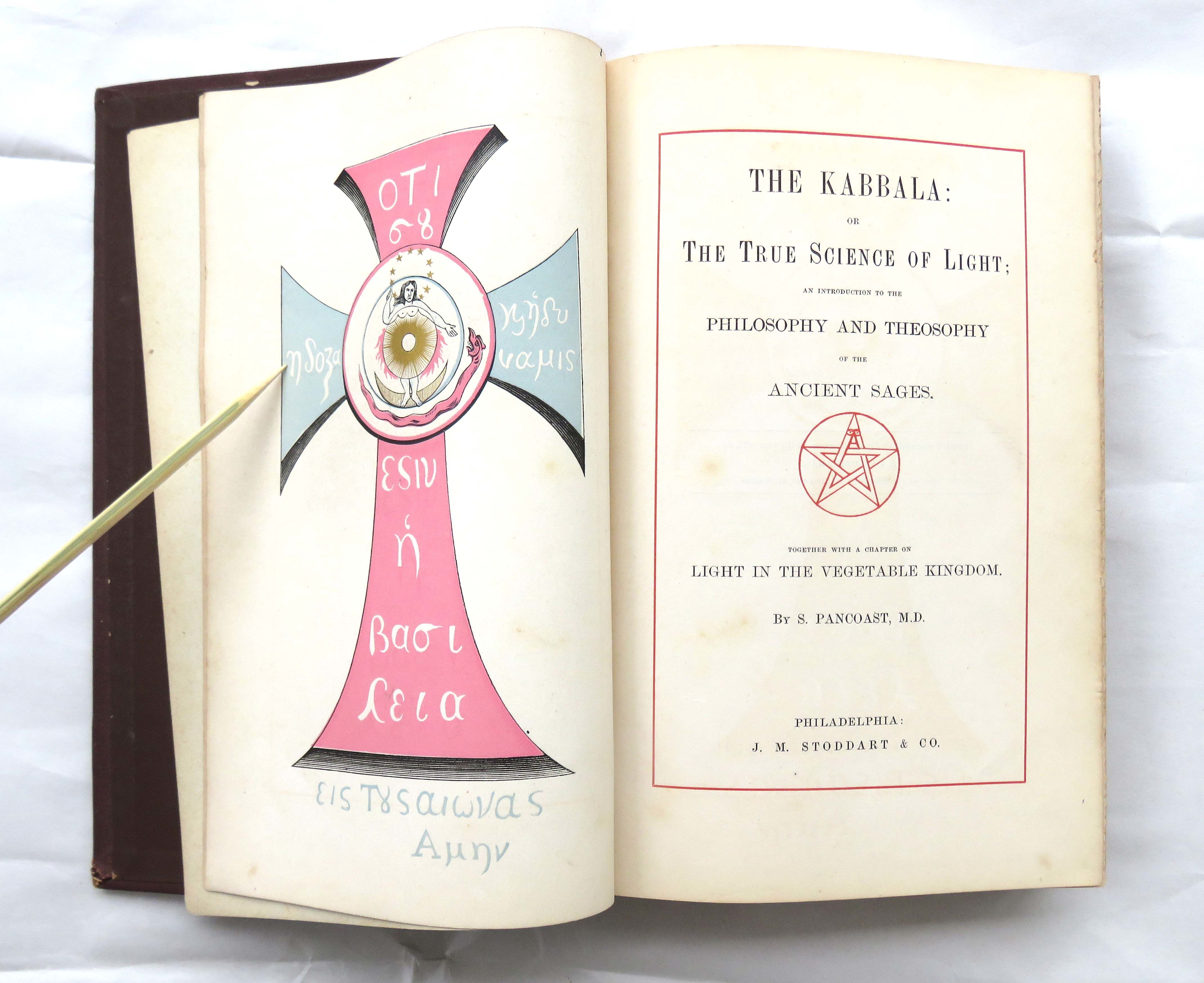 The Kabbala: or The True Science of Light; an Introduction to the ...