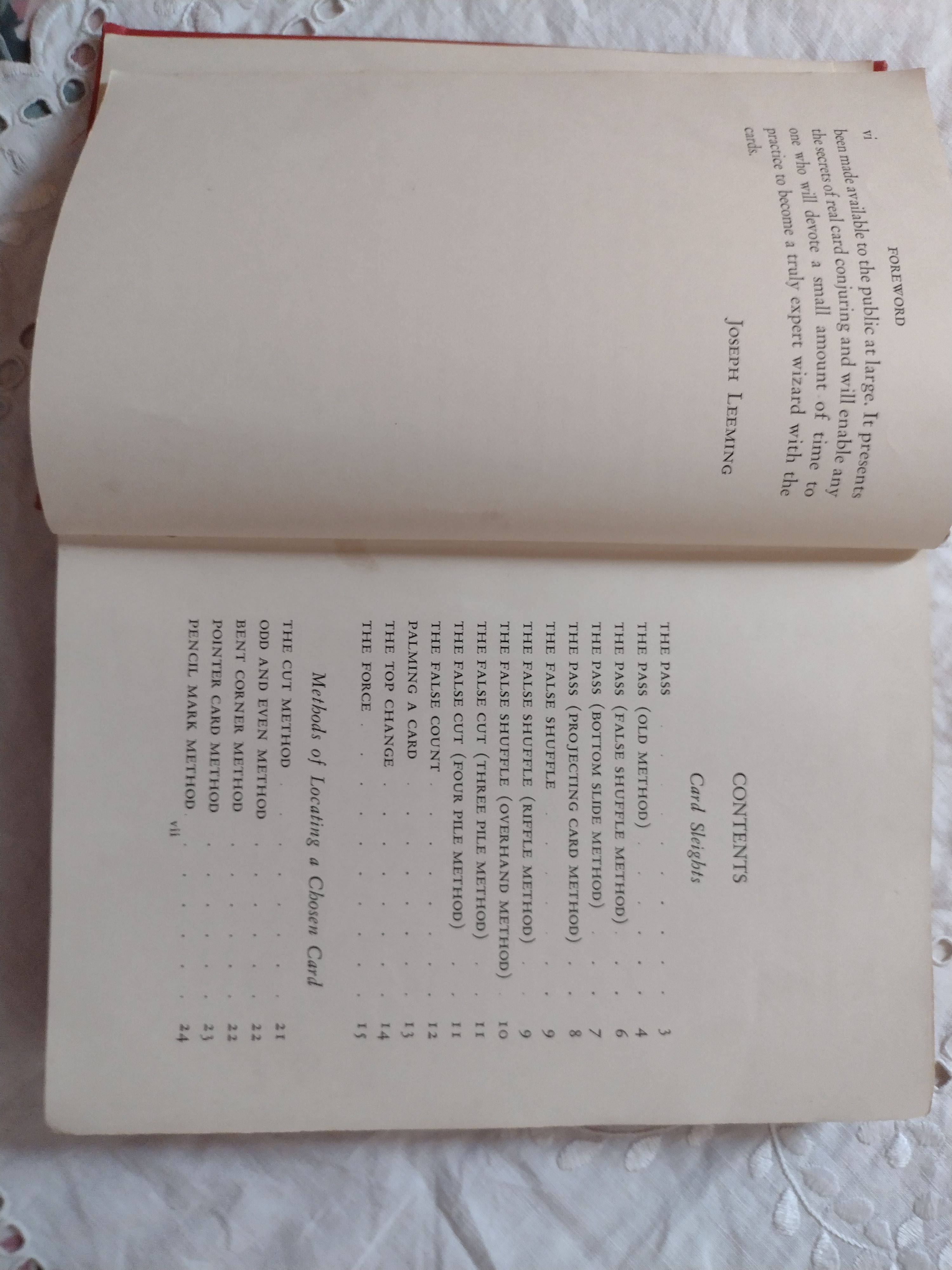 Card Tricks Anyone Can Do by Joseph Leeming | Hardcover with red boards ...