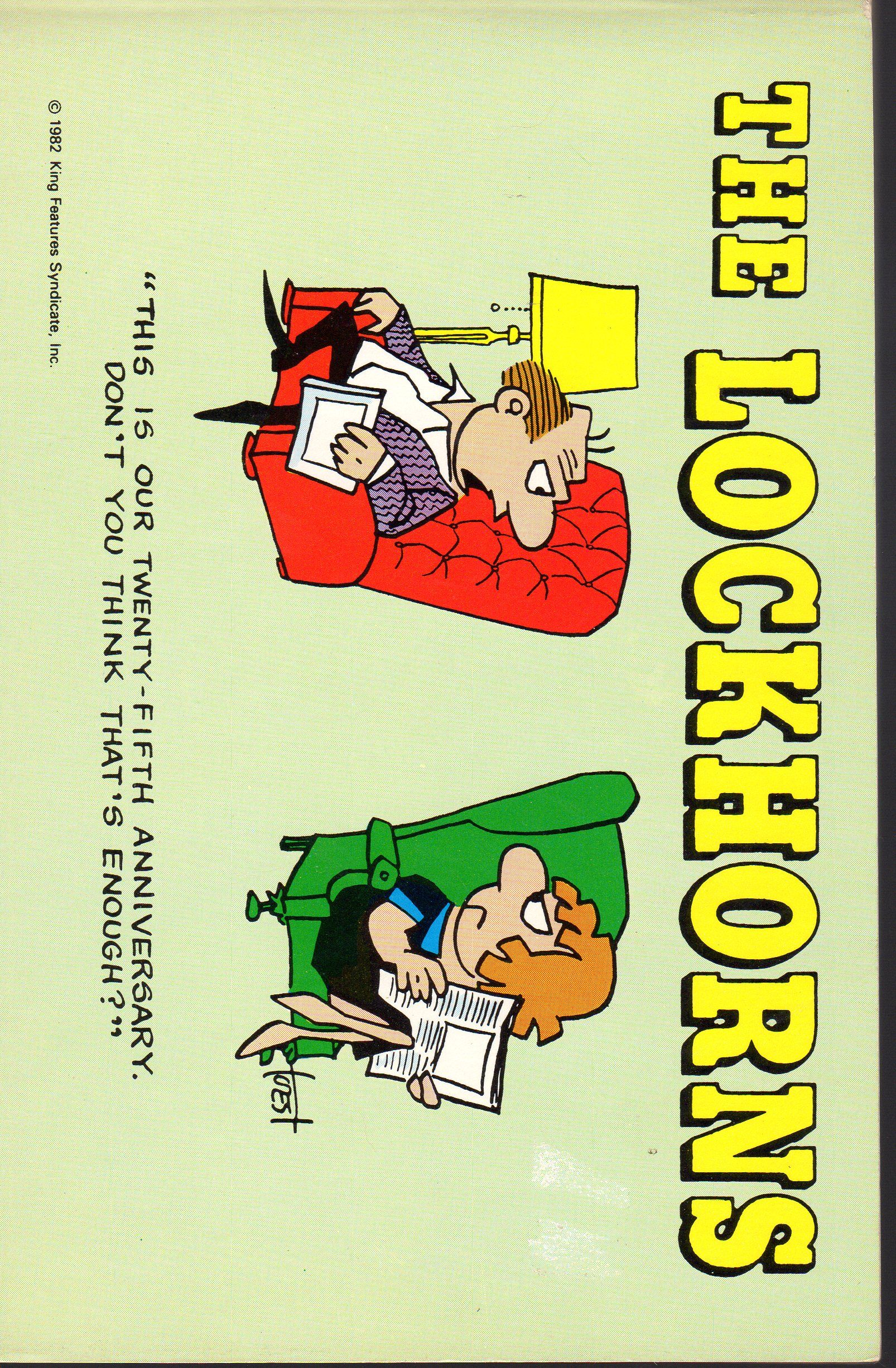 The Lockhorns "This is Our Twenty-Fifth Anniversary, Don't You Think ...