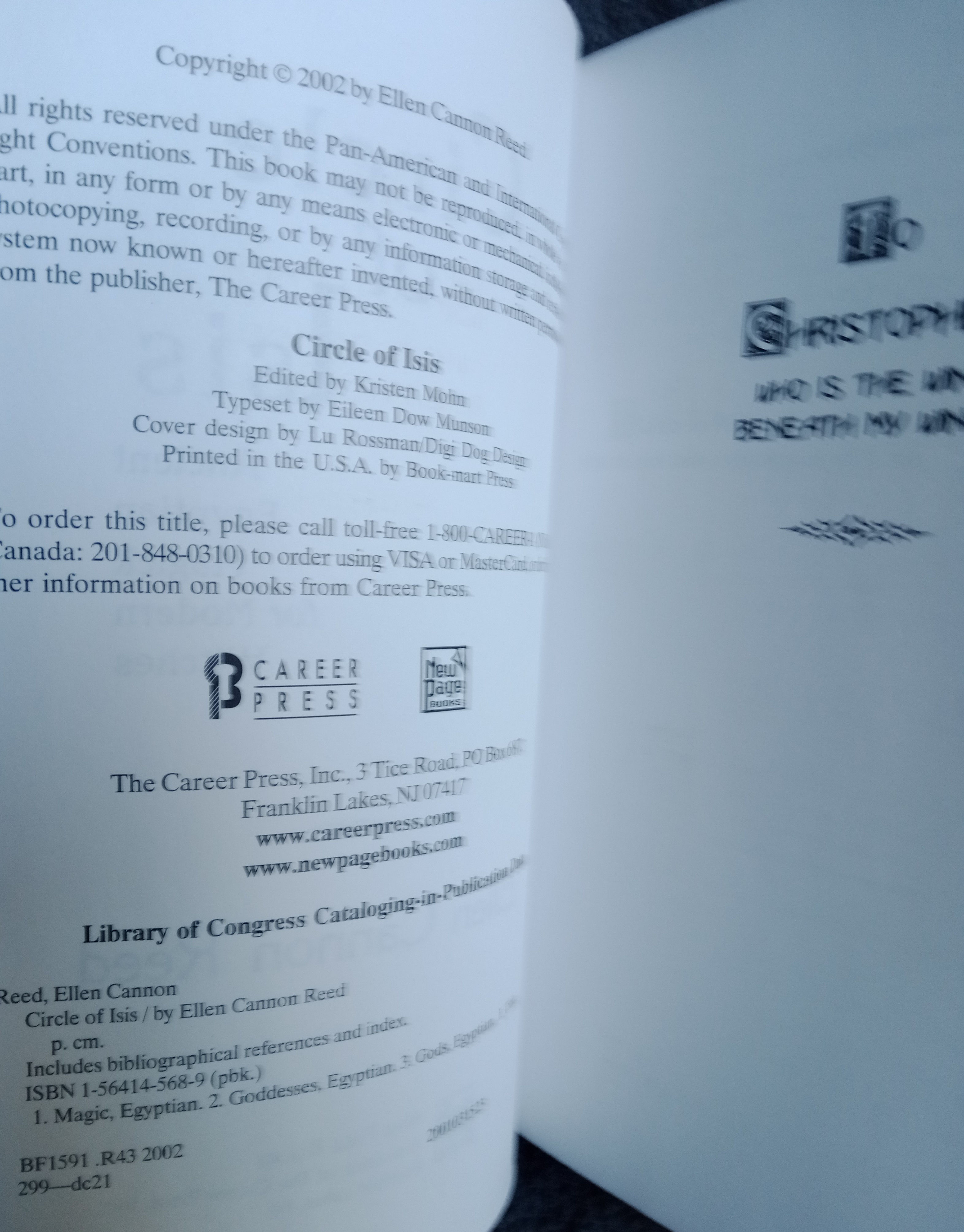 Circle of Isis by Reed, Ellen Cannon | Paperback | 2002 | New Page ...