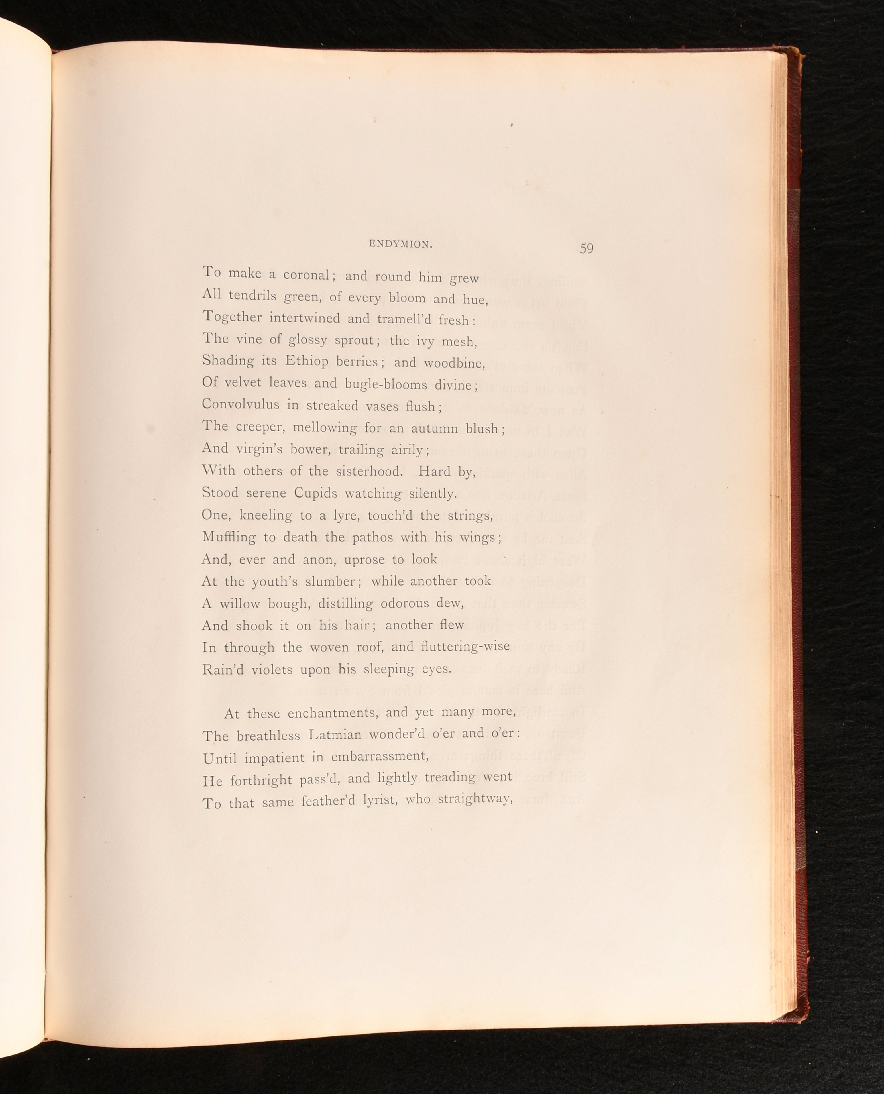 Endymion Poem ENDYMION: A POETIC ROMANCE | ILLUMINATED BOOKS, JOHN