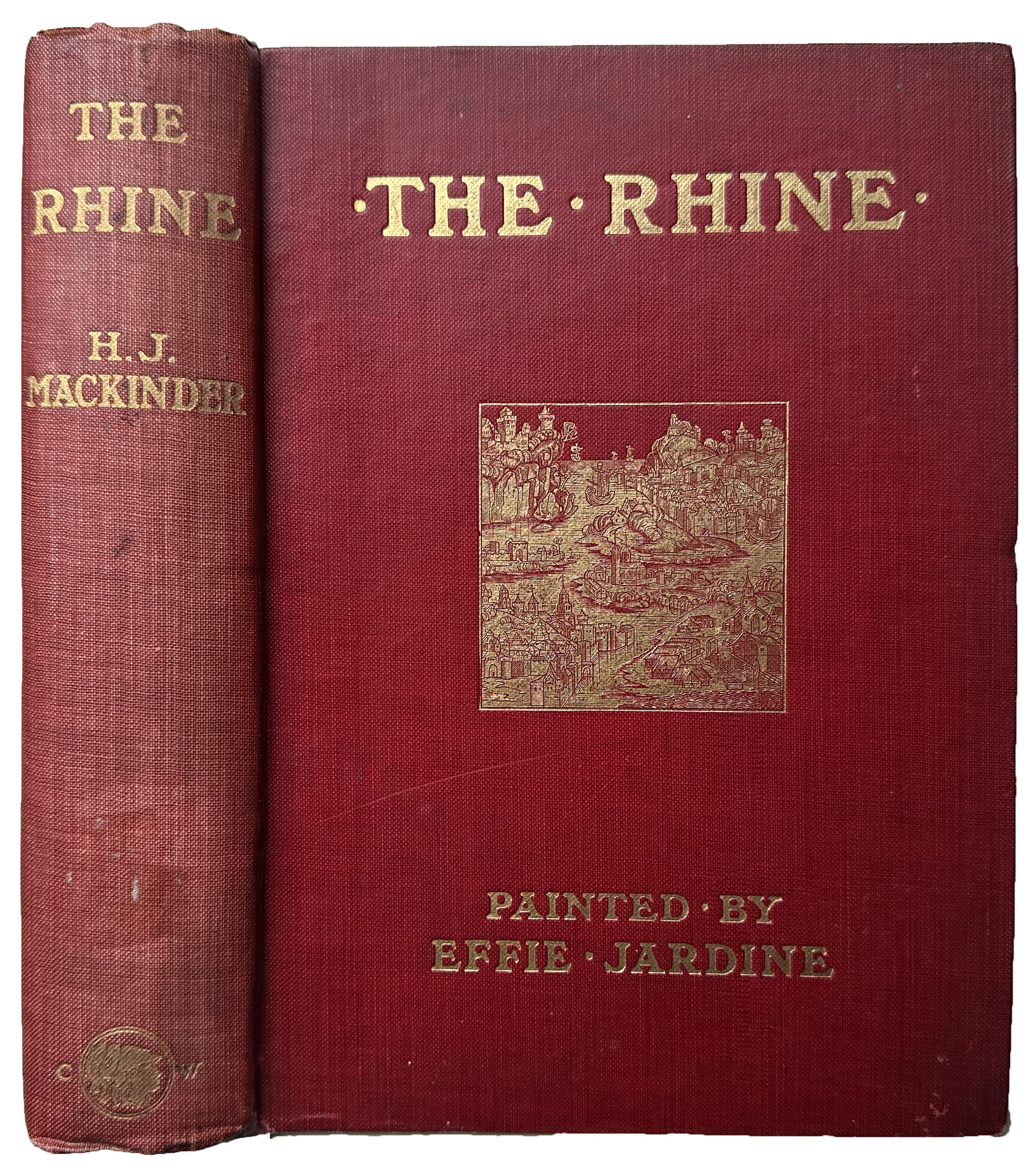 The Rhine, Its Valley & History. With illustrations in colour after Mrs ...