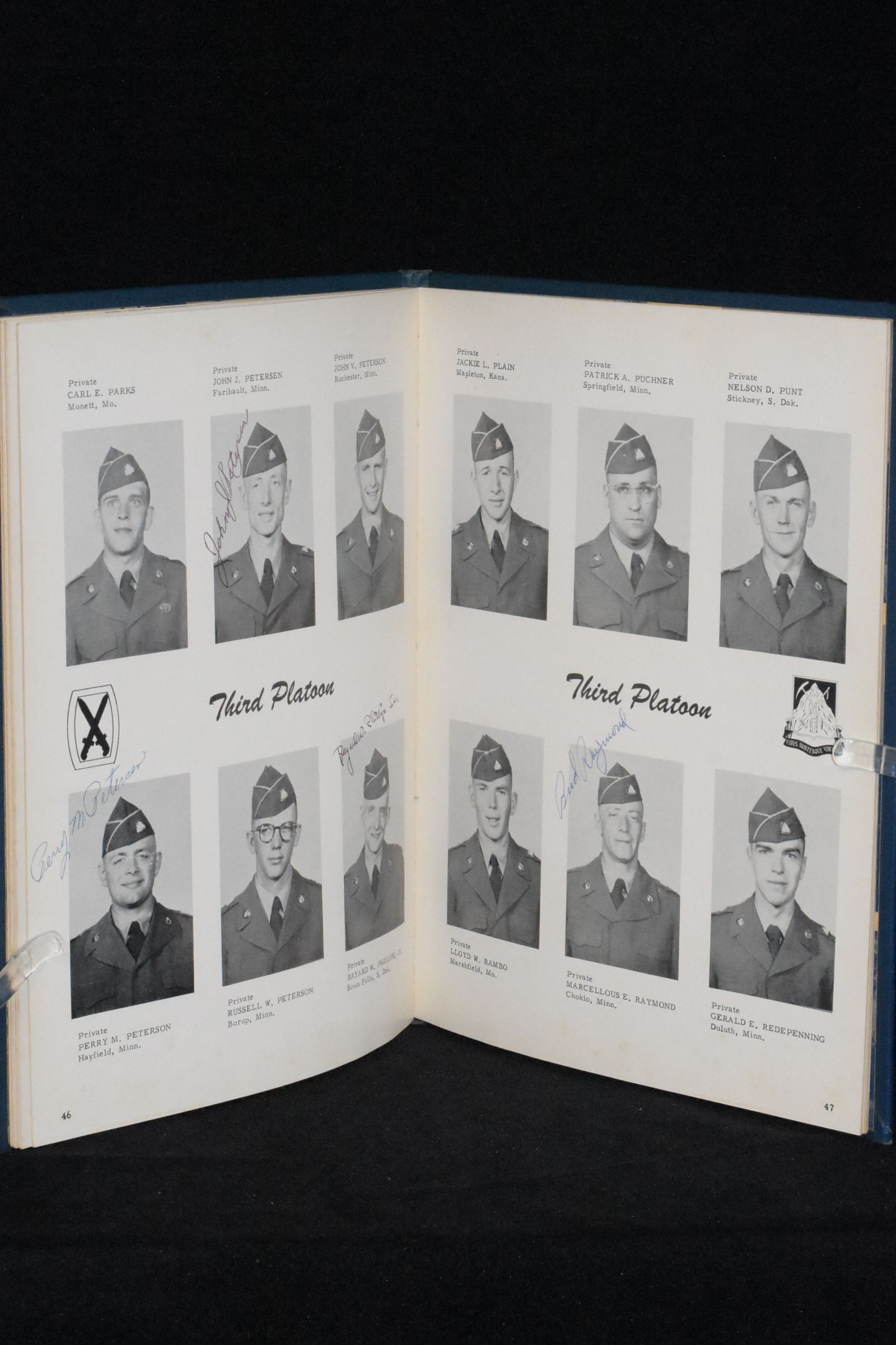 10th Infantry Division; Fort Riley, Kansas, 1954; Company E 87th ...