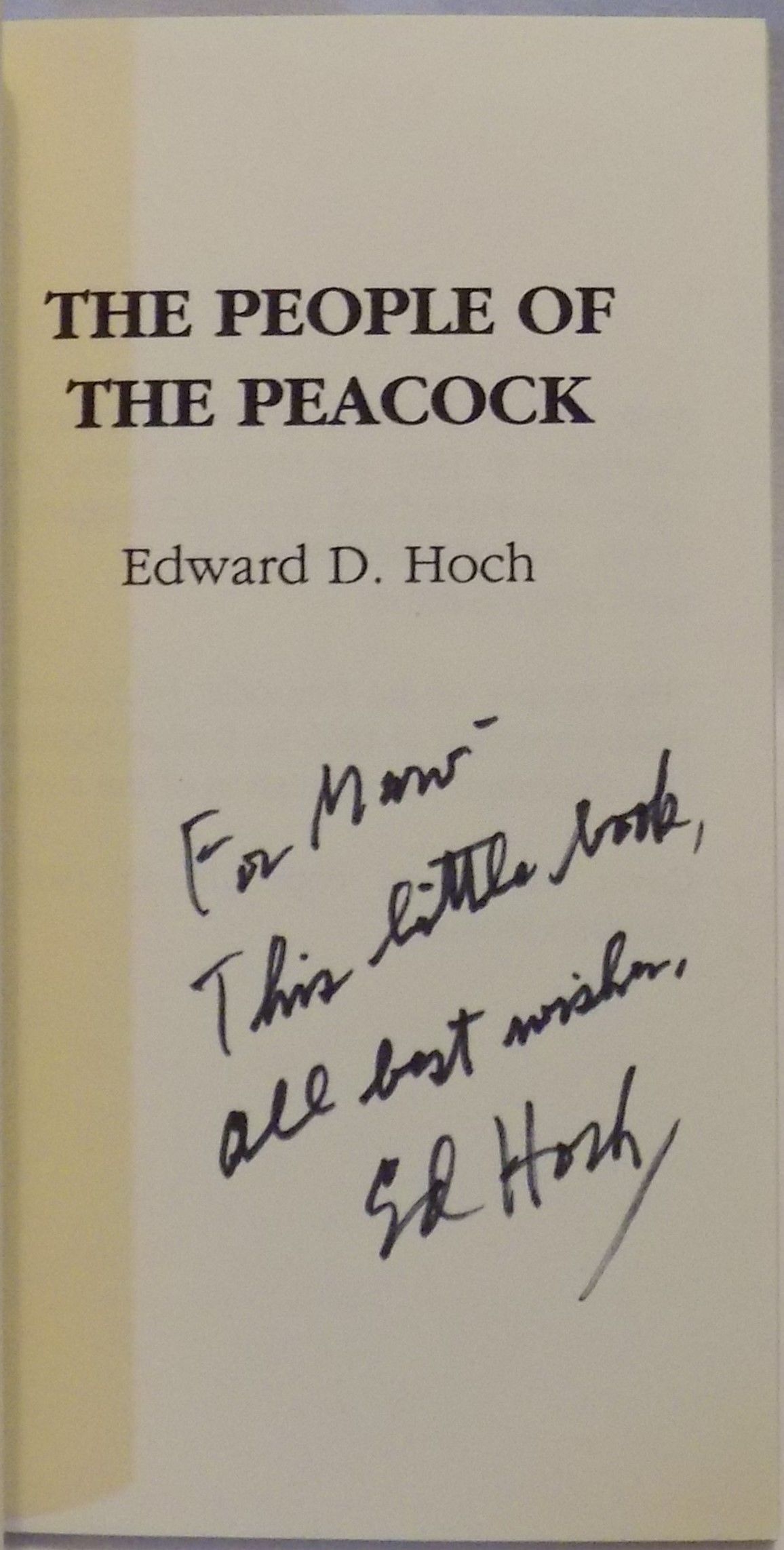 The People of the Peacock (Mystery Scene Press Short Story Paperback #1 ...