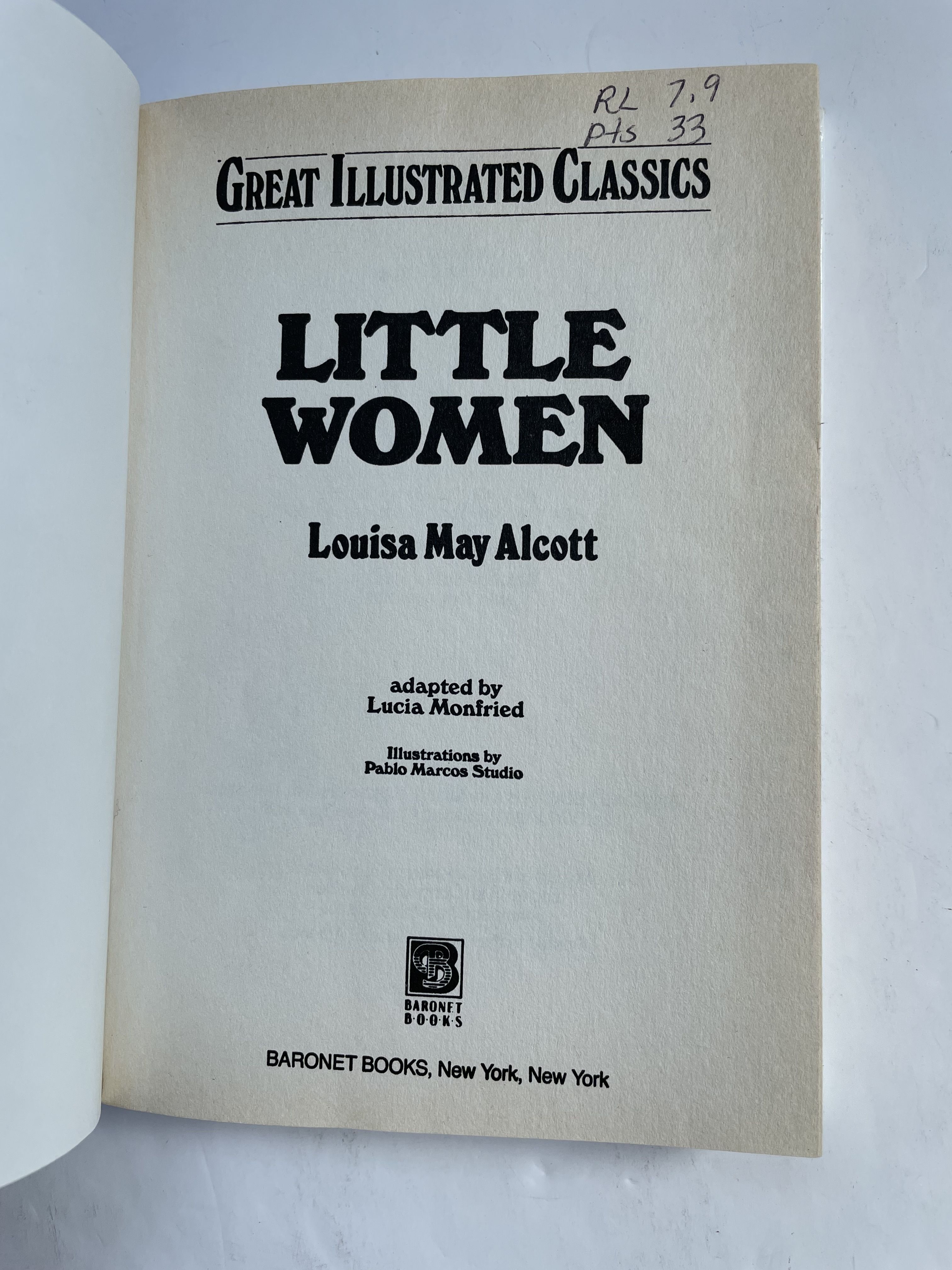 Little Women (Great Illustrated Classics) by Louisa May Alcott | Paper ...