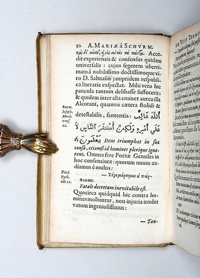 Opuscula Hebraea, Graeca, Latina, Gallica. Prosaica & Metrica. by VAN ...