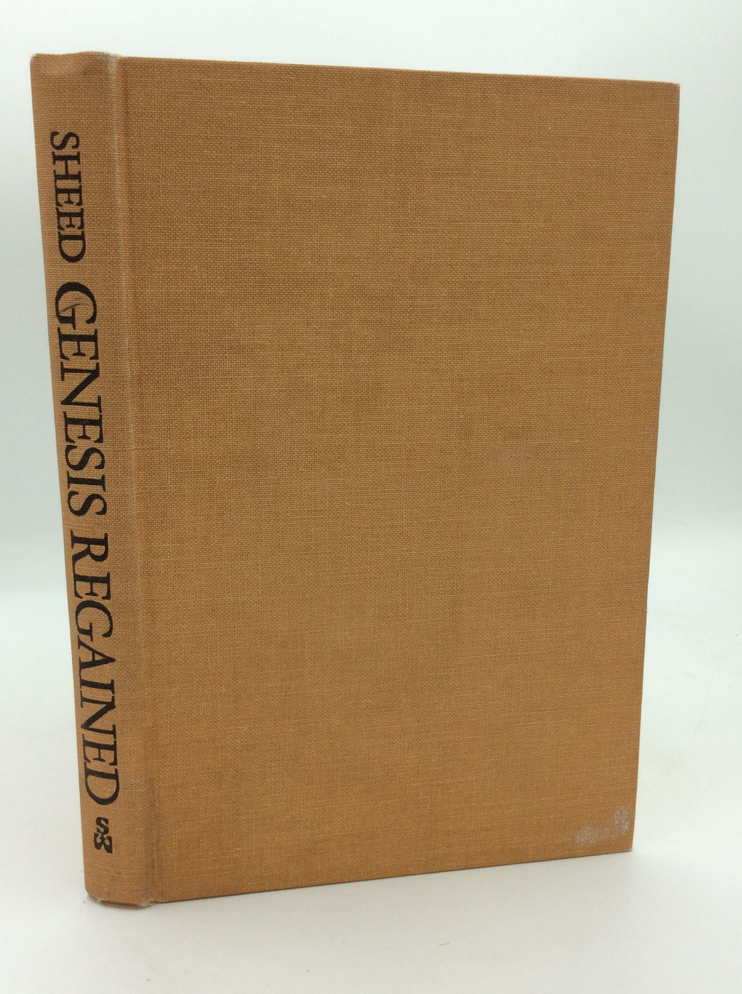 GENESIS REGAINED by F.J. Sheed | Hardcover | 1969 | Sheed and Ward | Biblio