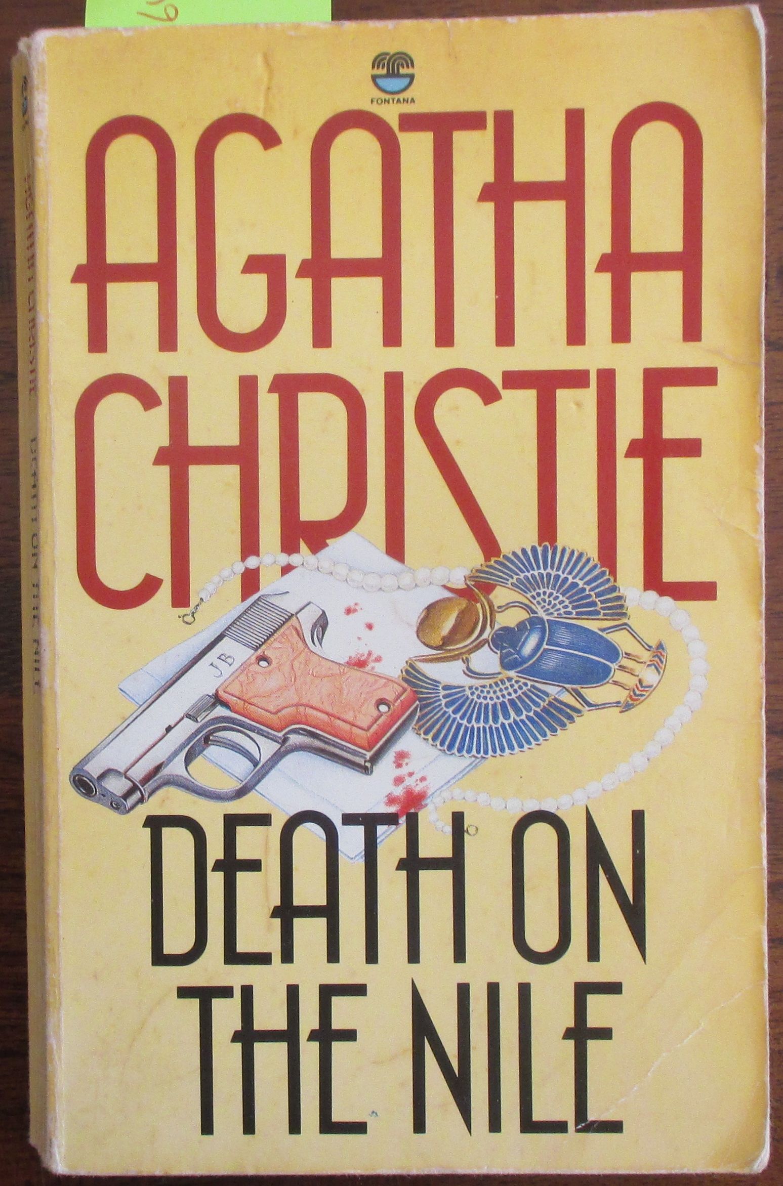 Agatha Christie Death On The Nile Book Cover