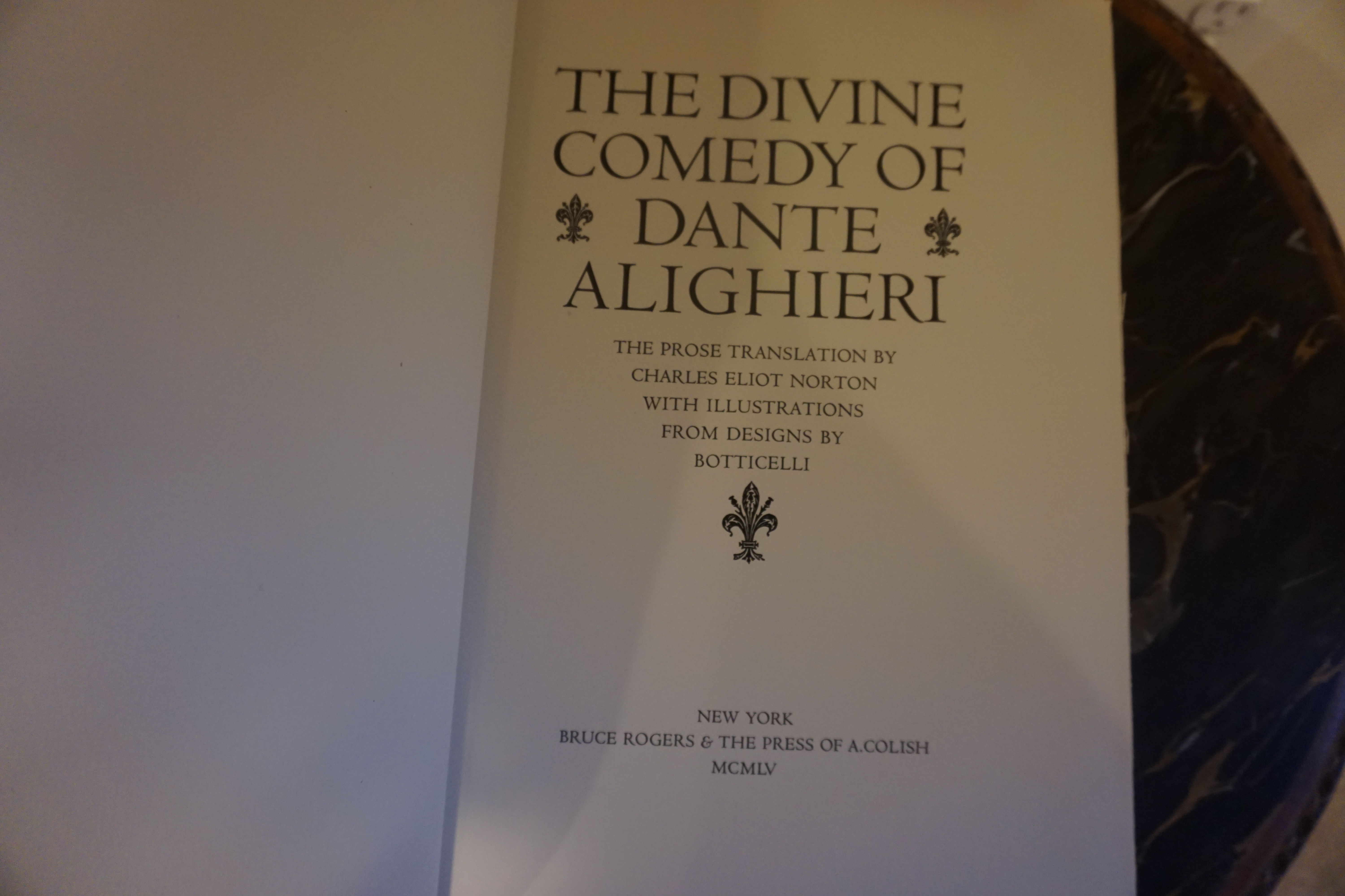 The Divine Comedy of Dante Alighieri by Dante Alighieri and Charles ...
