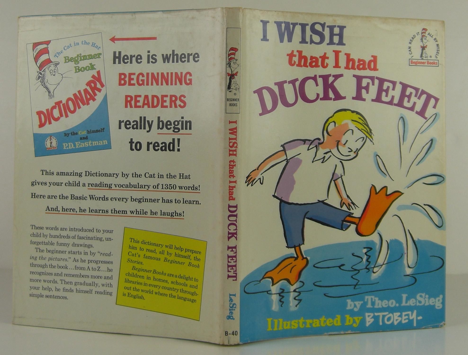 I Wish that I had Duck Feet by Seuss, Dr., LeSieg, Theo | Hardcover ...
