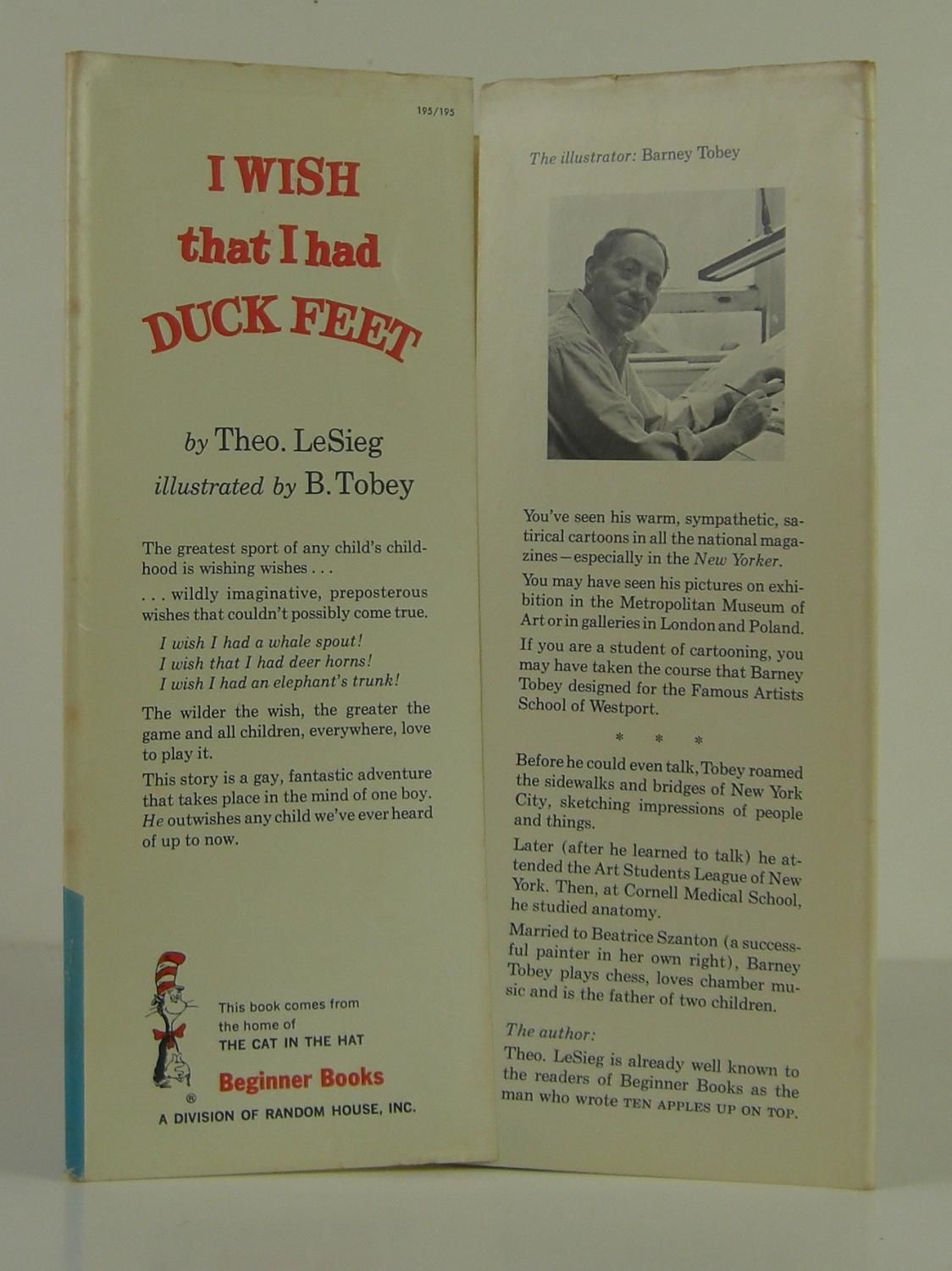 I Wish that I had Duck Feet by Seuss, Dr., LeSieg, Theo | Hardcover ...