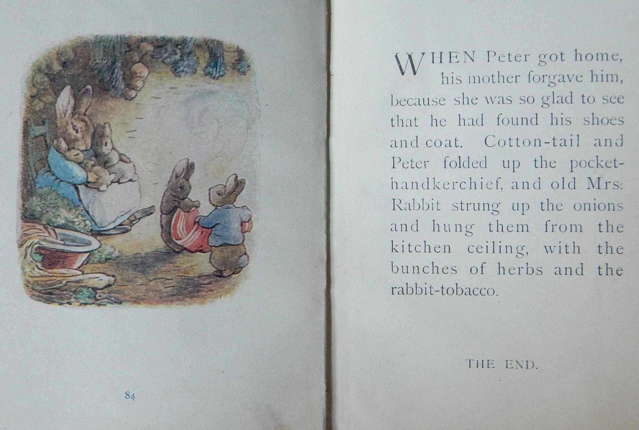 The Tale of Benjamin Bunny by Beatrix Potter - 1st - 1904 - from ...