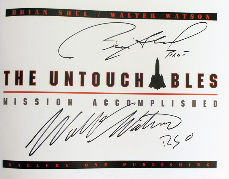 The Untouchables (Signed, Gold Ed, NOT Personalized + Bonus Sr-71 ...