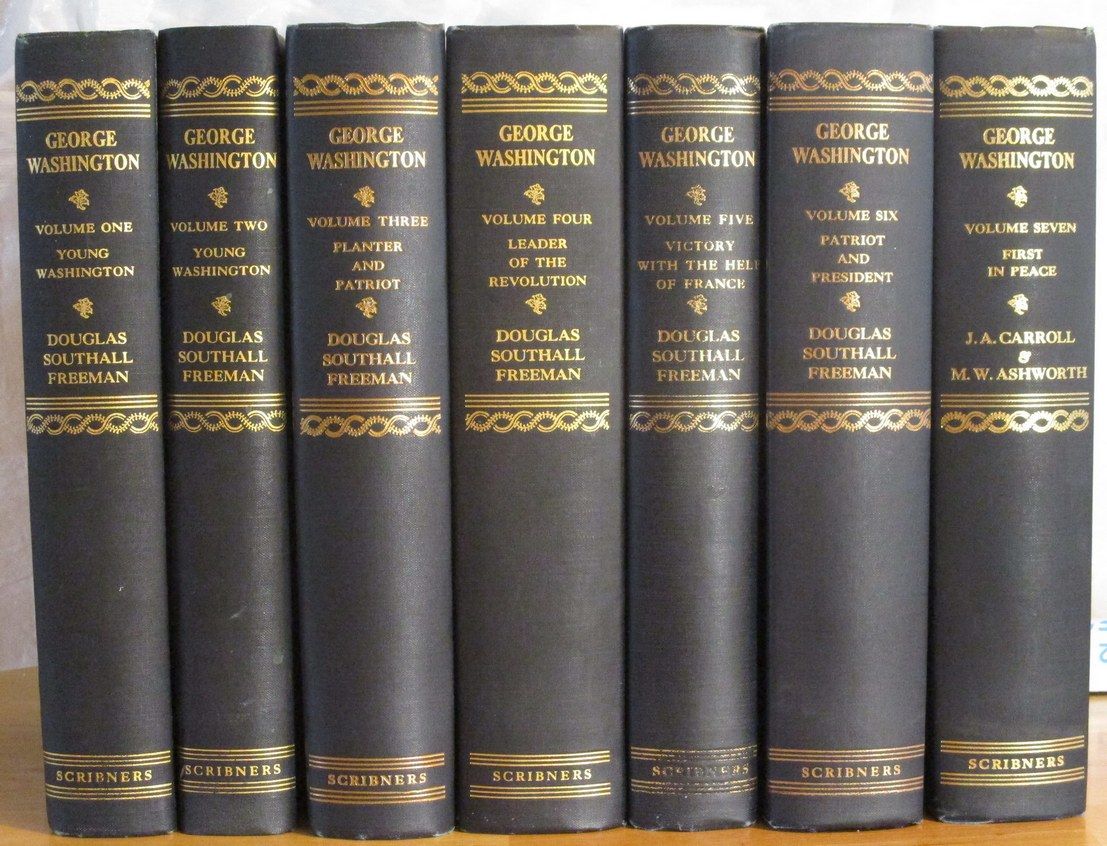 George Washington by Douglas Southall Freeman | Dark blue, Writing is ...