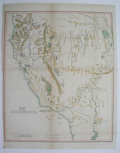 Map Showing the different routes travelled over by the Detachments of ...