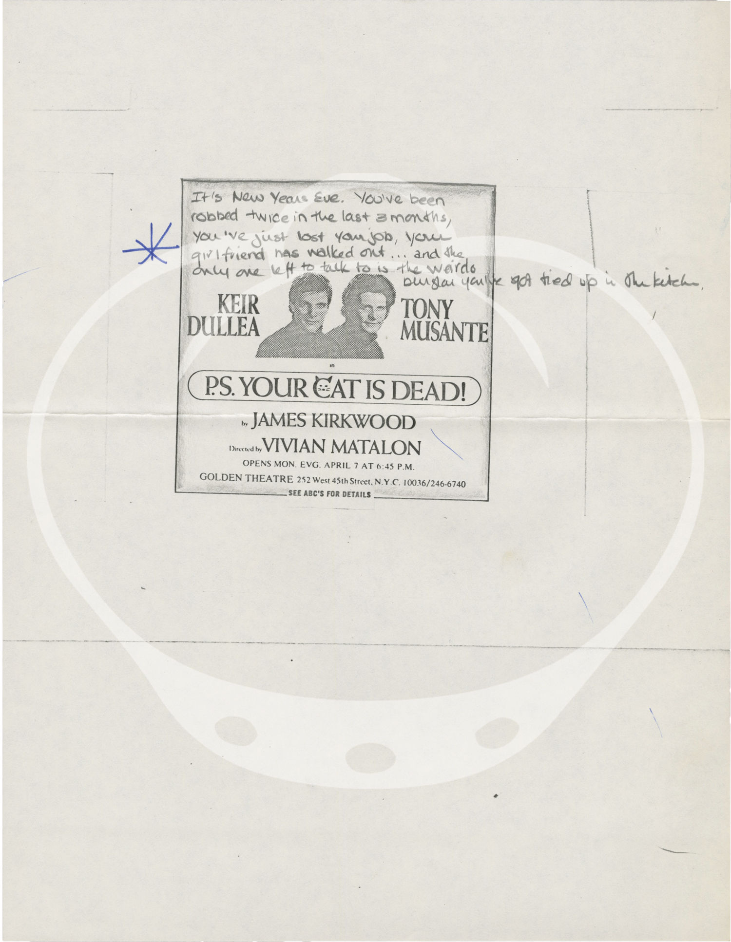 P.S. Your Cat Is Dead! (Original script for the 1975 play) by James ...