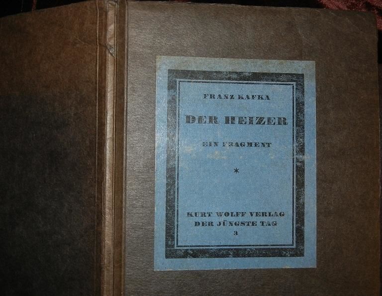 The Stoker (der heizer) by Franz Kafka - 1st Edition - 1913 - from ...
