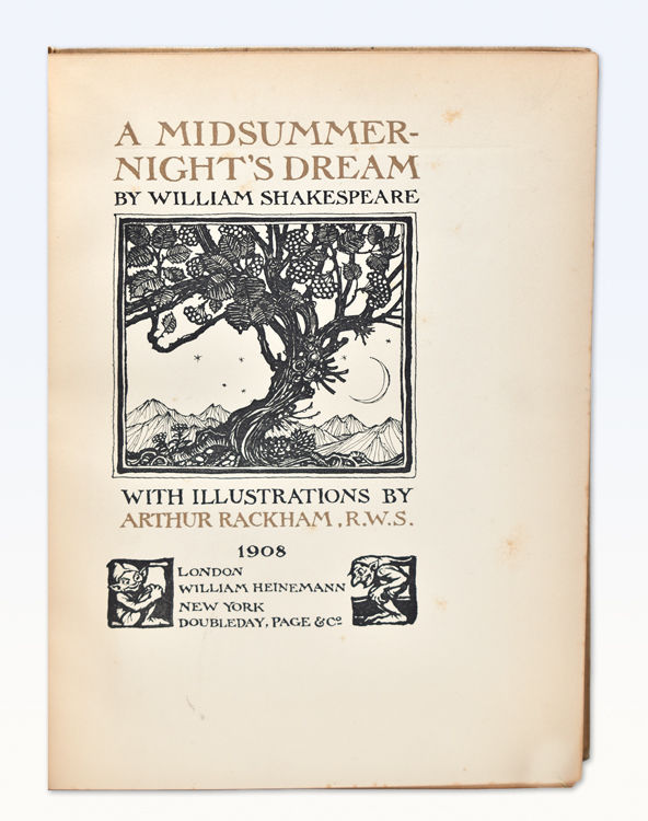 A Midsummer Night's Dream by Shakespeare, William | Forty full-page ...