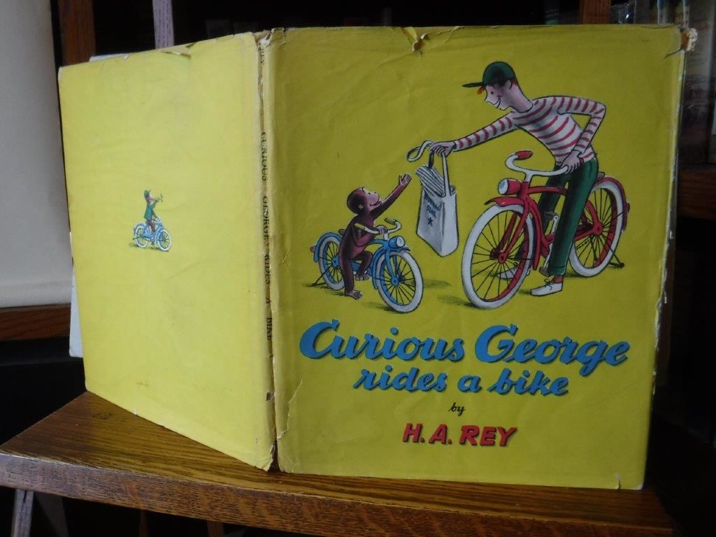 Curious George Rides a Bike by Rey, H. A | Hardcover | 1952 | Houghton ...