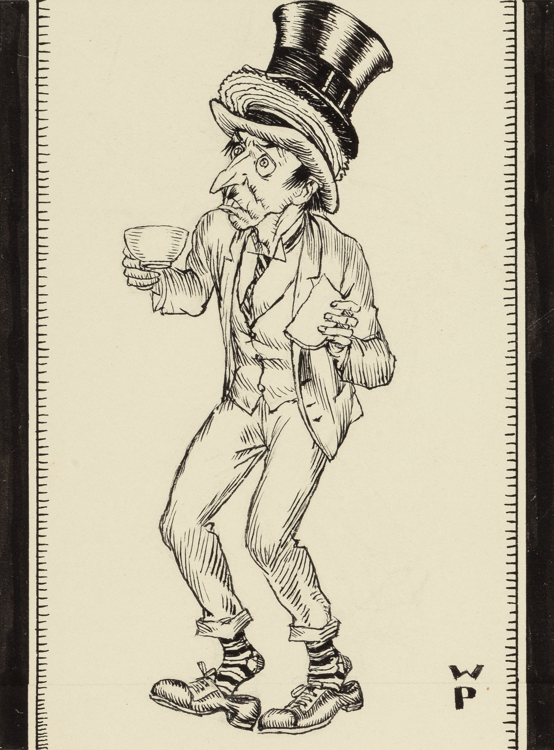 Original Mad Hatter Drawing