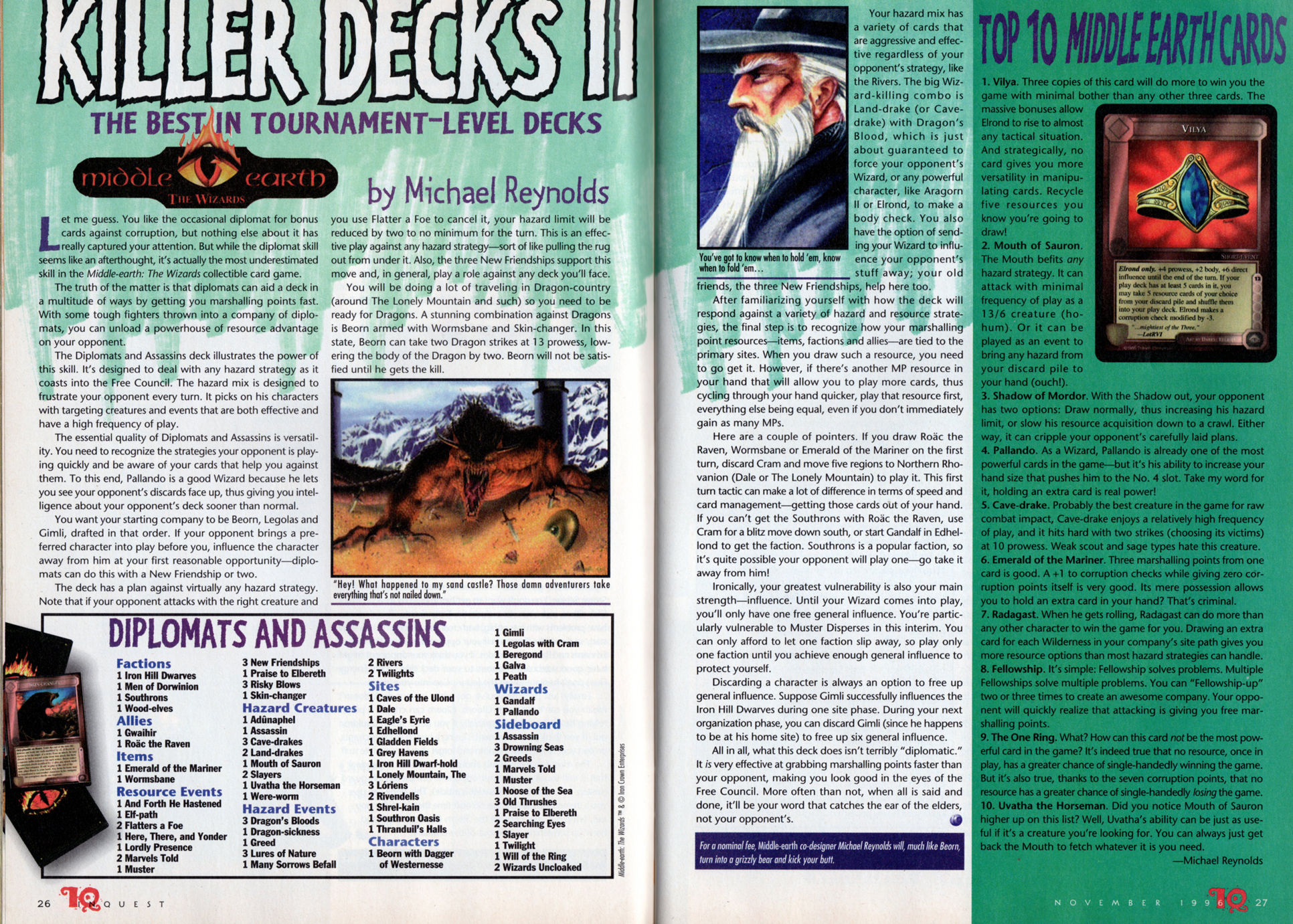 Inquest Magazine, November, 1996. Issue 19. Special Halloween Edition ...