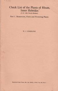 Check List of the Plants of Rhum, Inner Hebrides (V.C. 104 North Ebudes ...