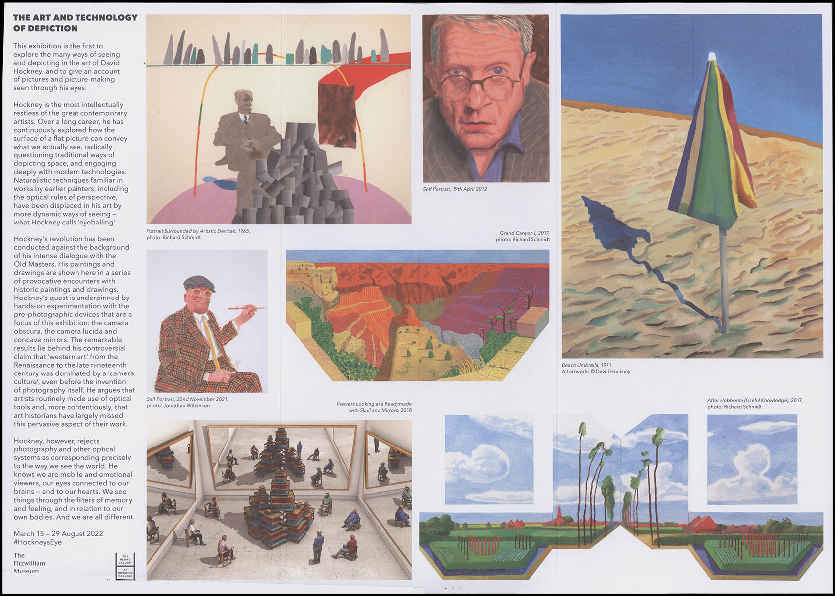 BIBLIO | David Hockney Ephemera: Gallery handout for Hockney by The ...