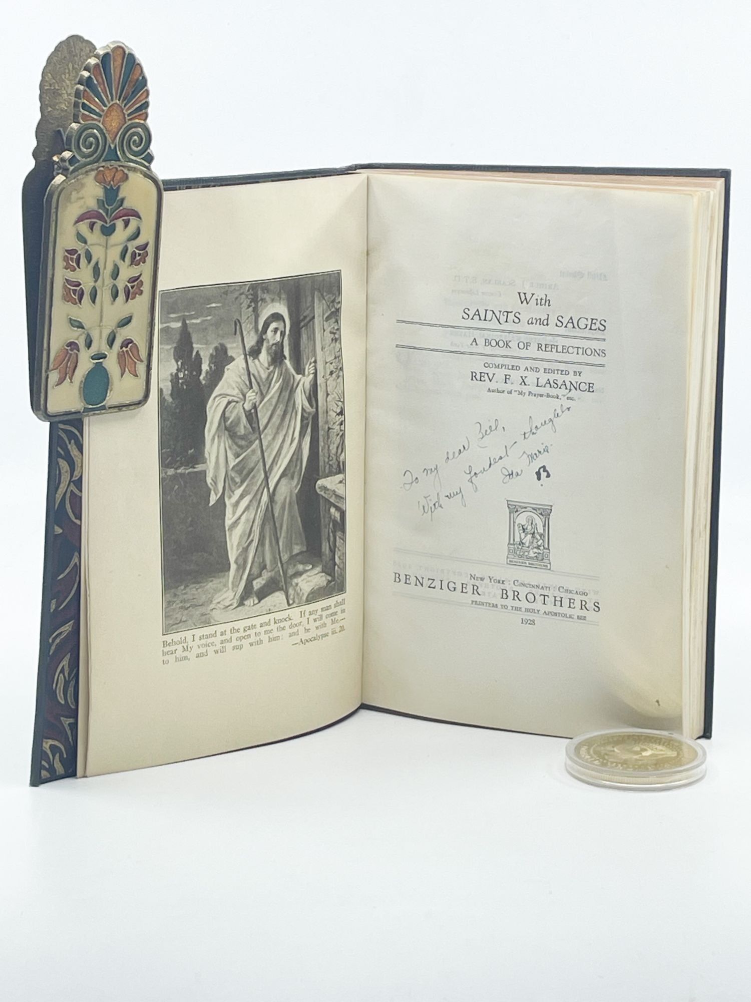 With Saints and Sages: A Book of Reflections by Father Lasance; Rev. F ...