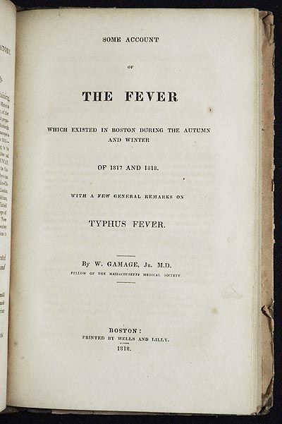 History and Description of an Epidemic Fever, Commonly Called Spotted ...