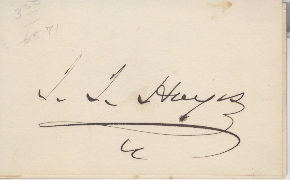 BIBLIO | Fine signature "I. I. Hayes" (Isaac Israel, 1832-1881, Arctic ...