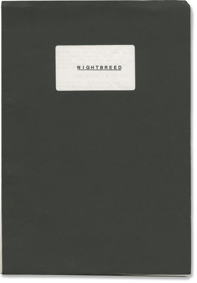 Nightbreed (Original screenplay for the 1990 film) by Clive Barker ...