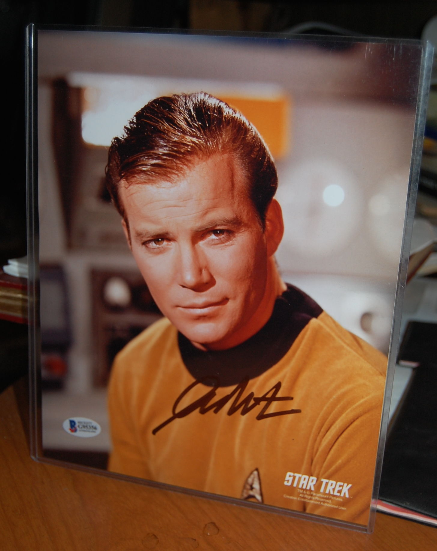William Shatner Autograph. Captain Kirk of Star Trek. Beckett ...