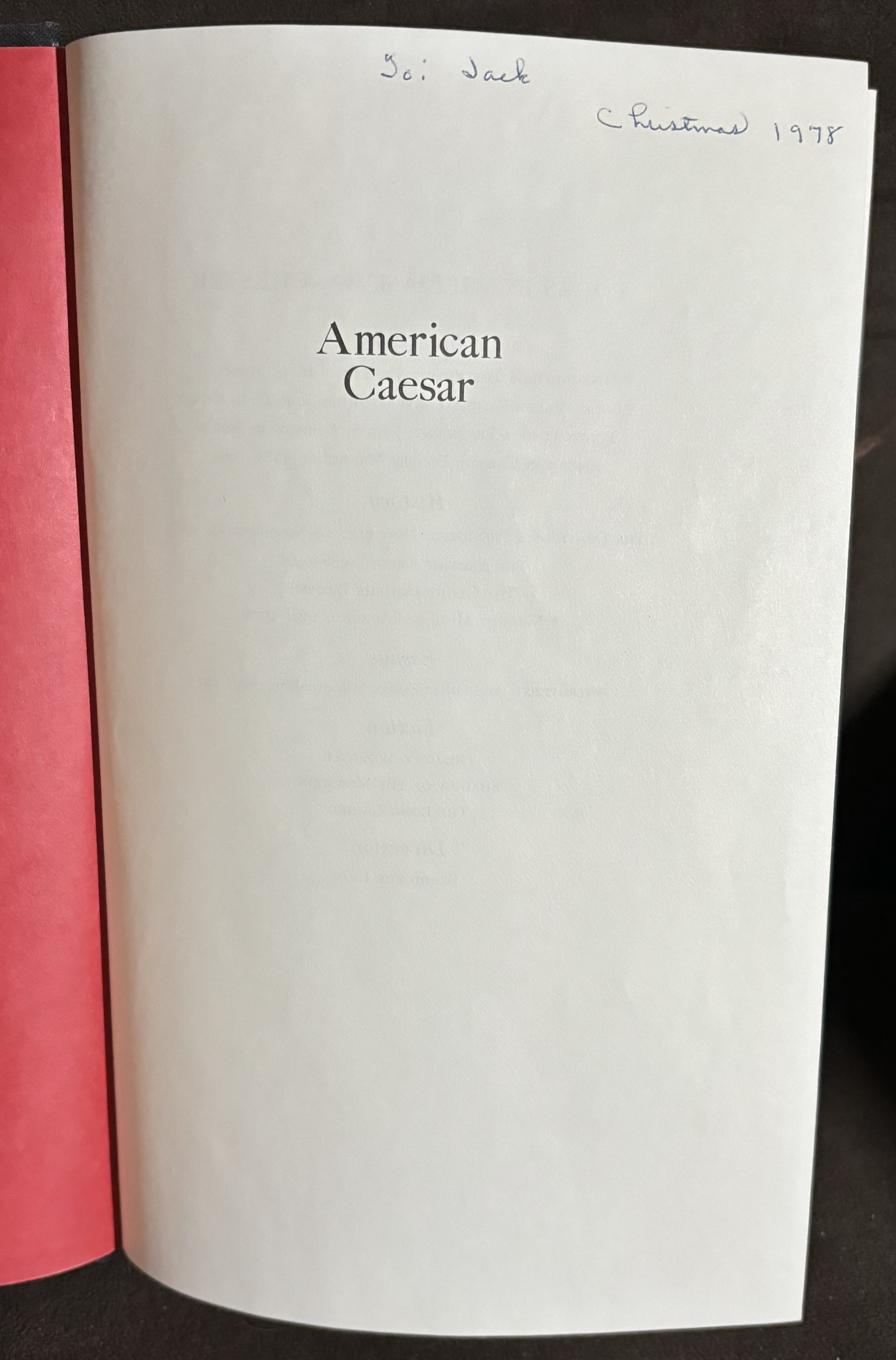 American Caesar: Douglas MacArthur 1880 - 1964 by William Manchester ...