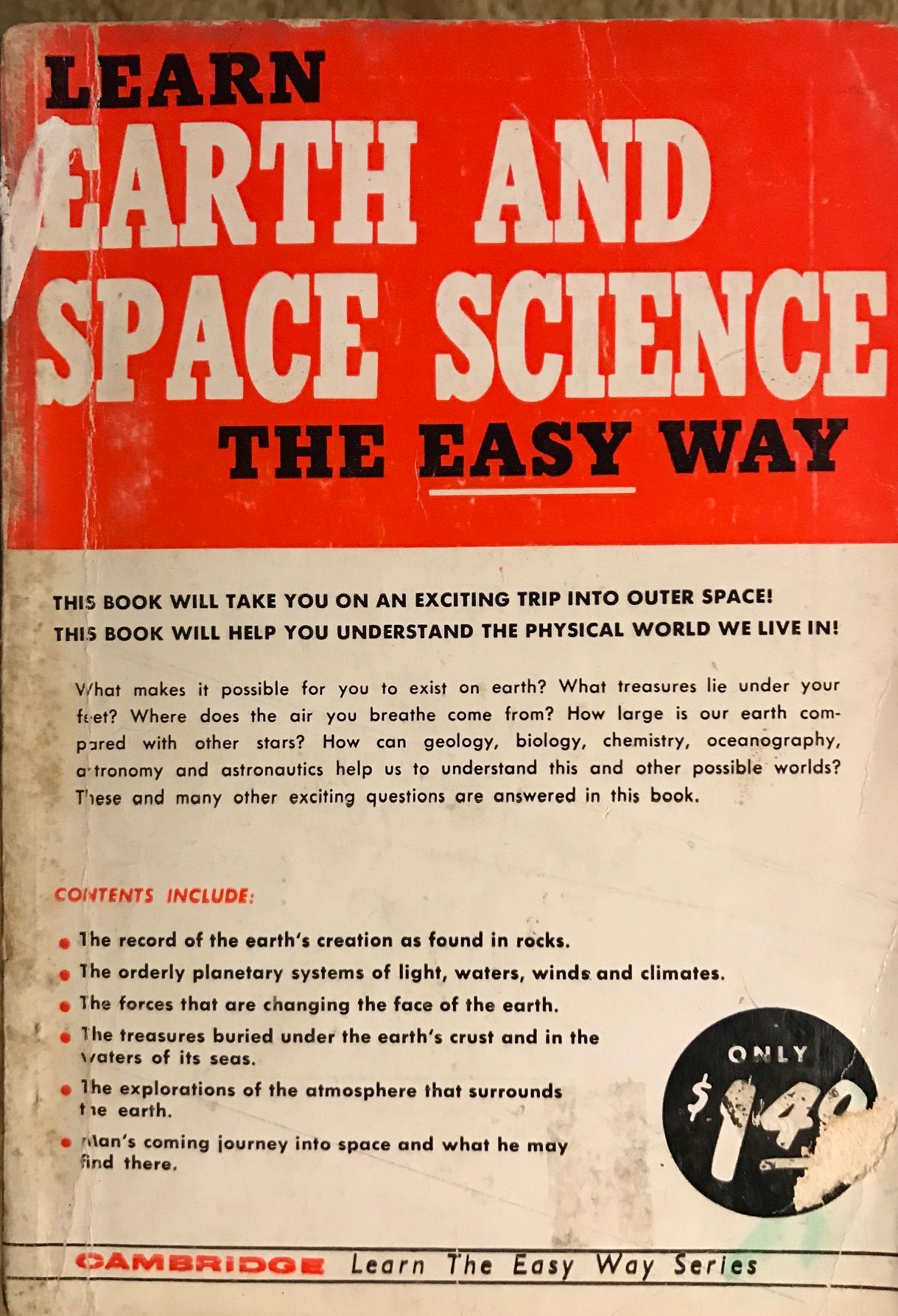 Earth And Space Science Book