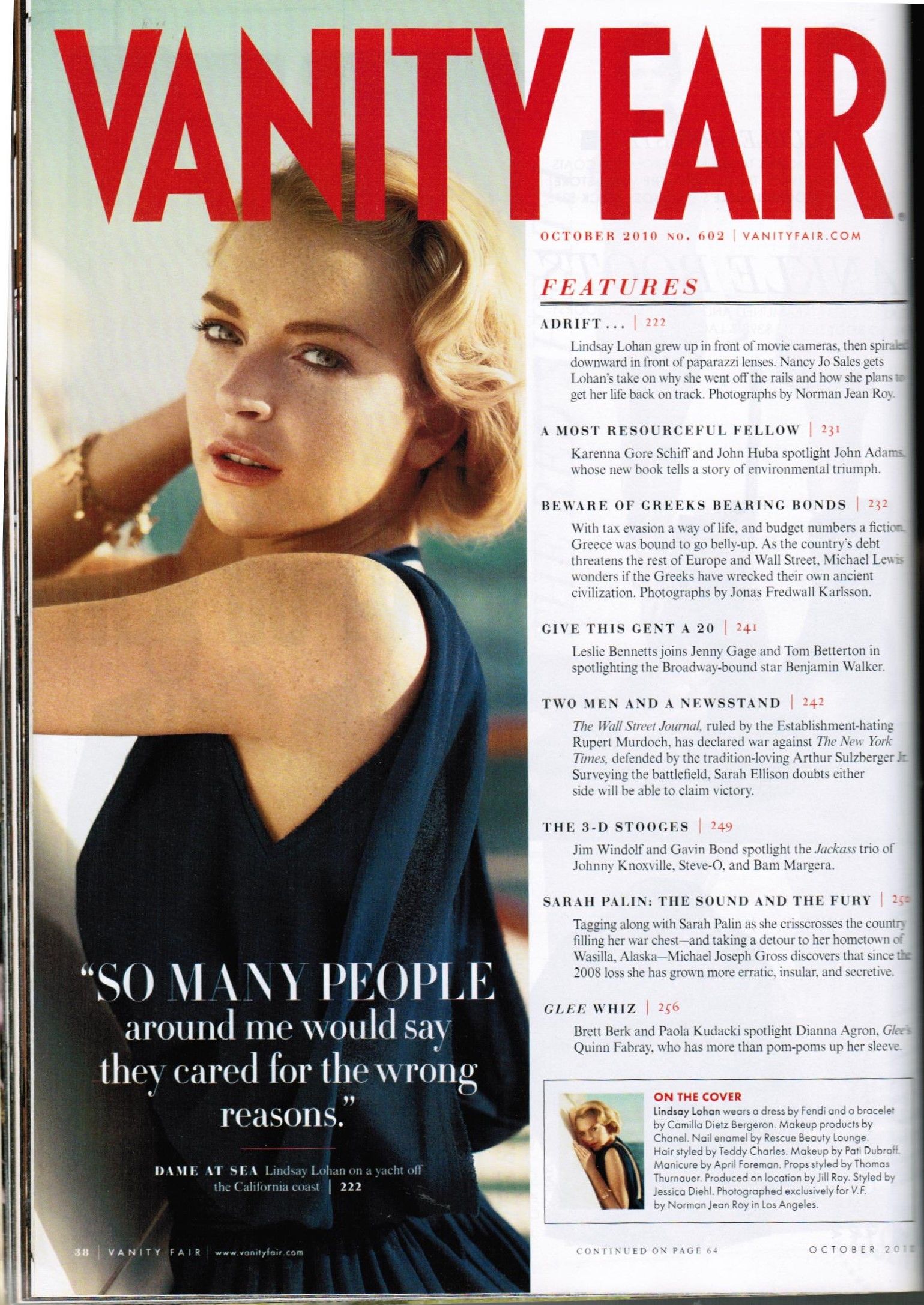 Lindsay Lohan Vanity Fair