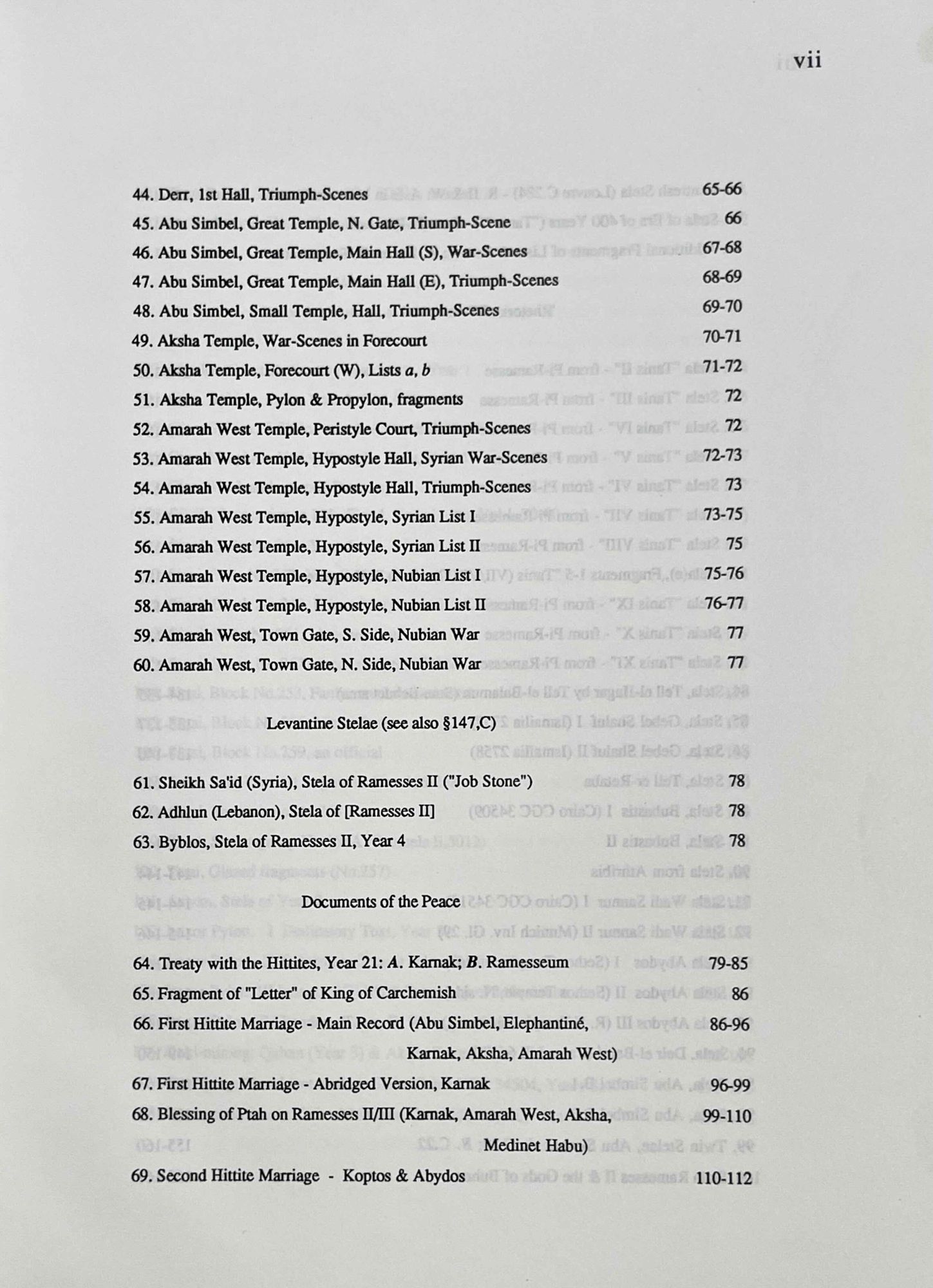 Ramesside inscriptions. Translated and annotated. Translations. Vol. II ...