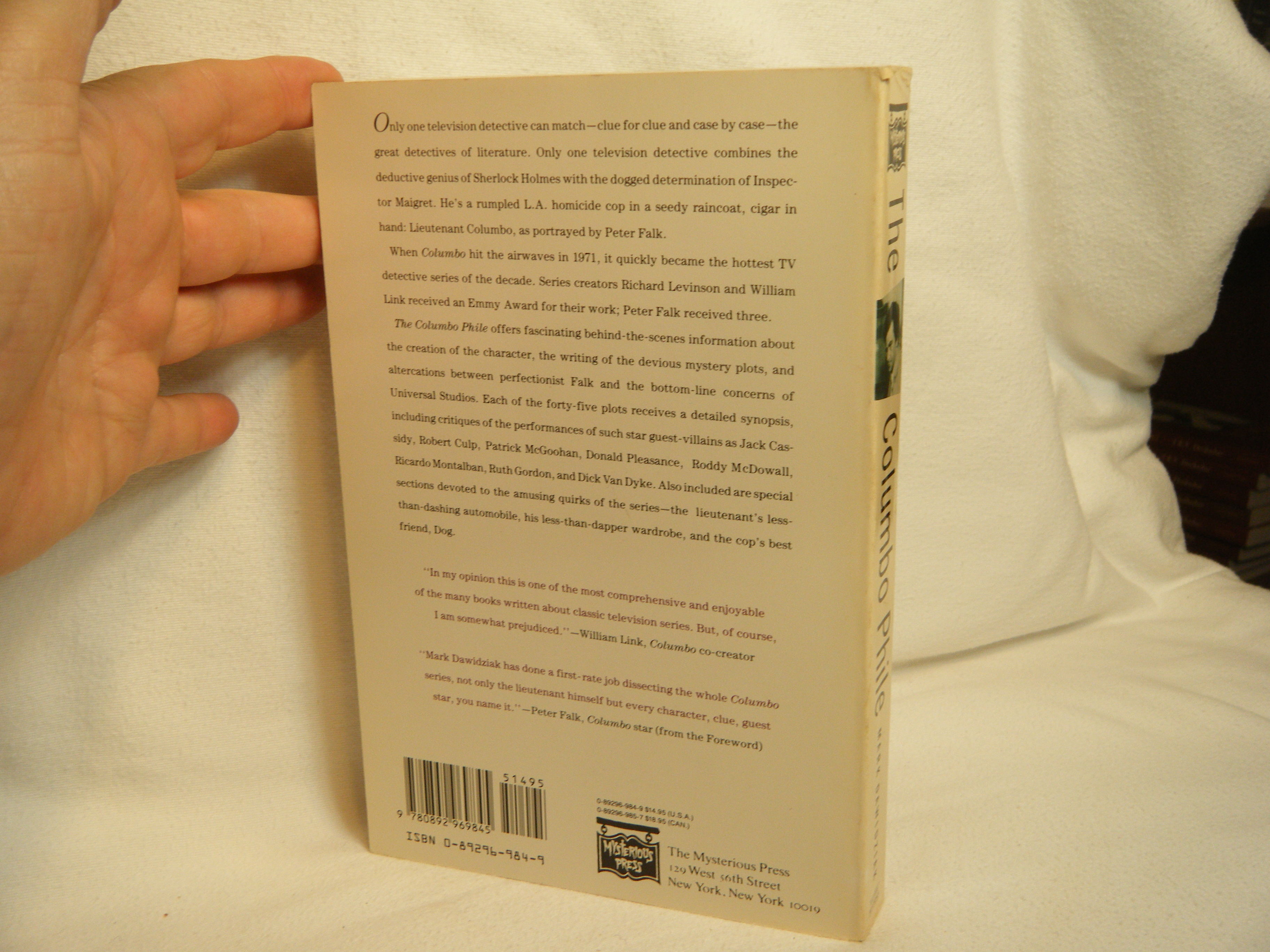 The Columbo Phile A Casebook by Mark Dawidziak - Paperback - Signed ...