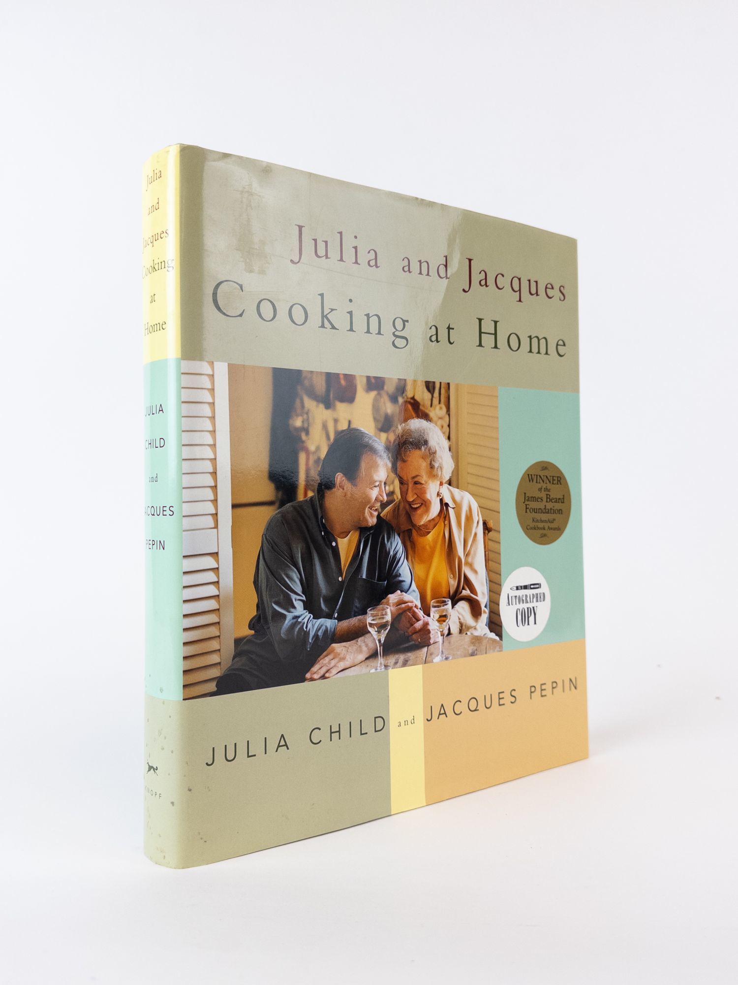 JULIA AND JACQUES: COOKING AT HOME [Signed] by Child, Julia; Pepin ...