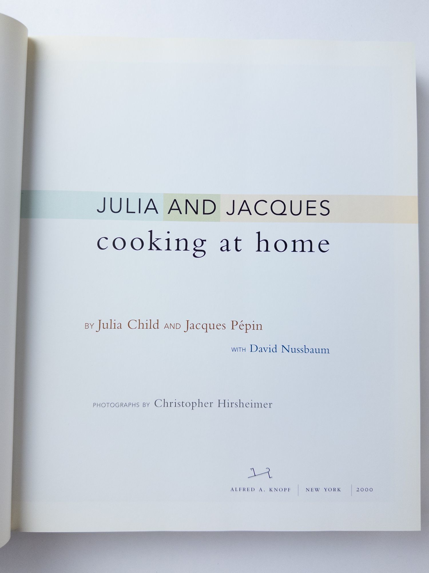JULIA AND JACQUES: COOKING AT HOME [Signed] by Child, Julia; Pepin ...