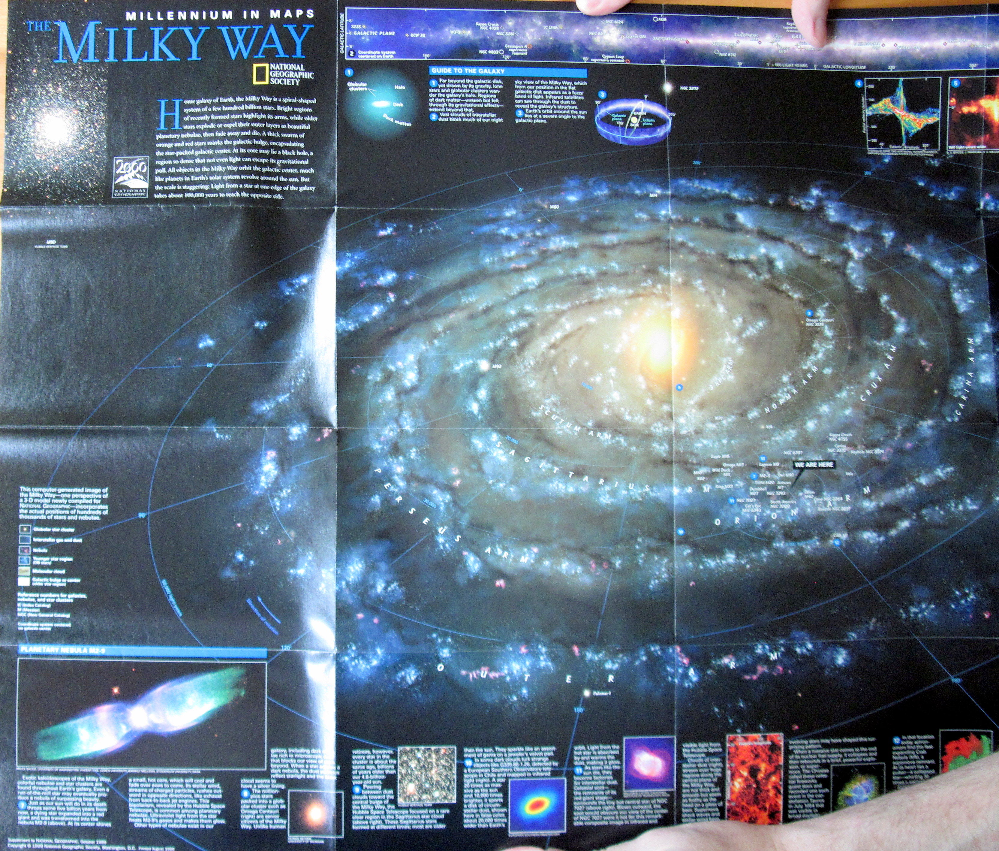 Milky Way Galaxy Map National Geographic