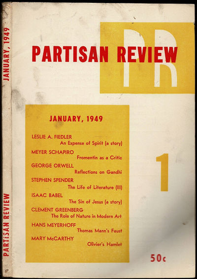Reflections on Gandhi in Partisan Review Volume XVI (16) Number 1 by ...