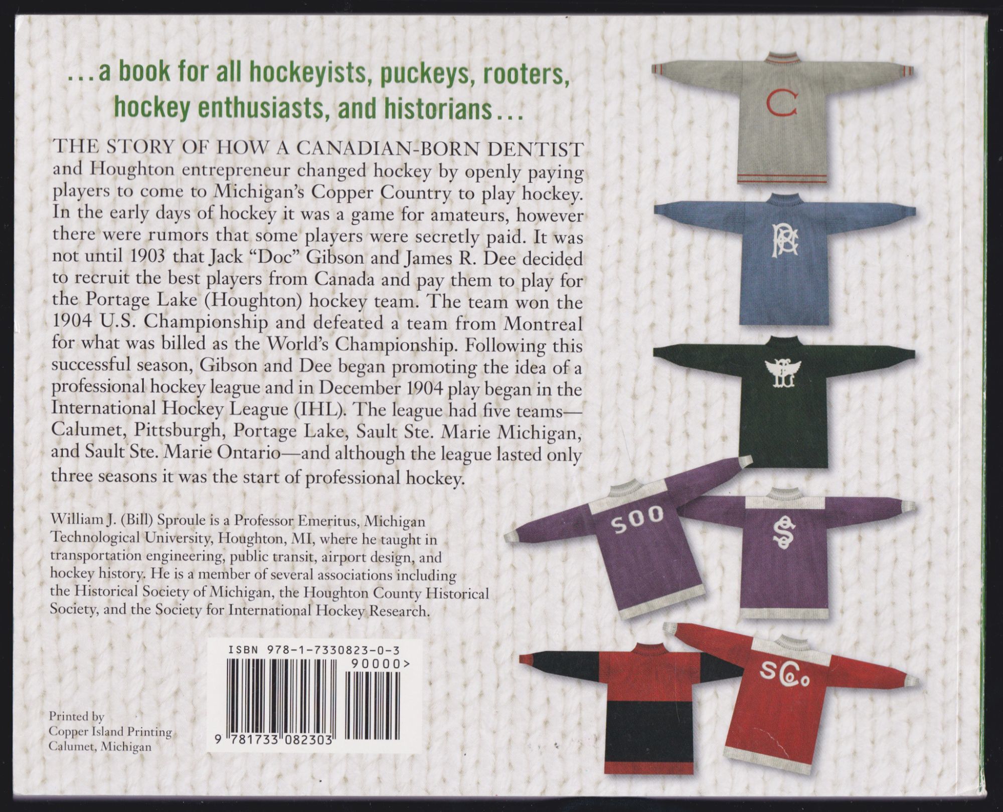 BIBLIO | Houghton: The Birthplace of Professional Hockey (SIGNED) by ...