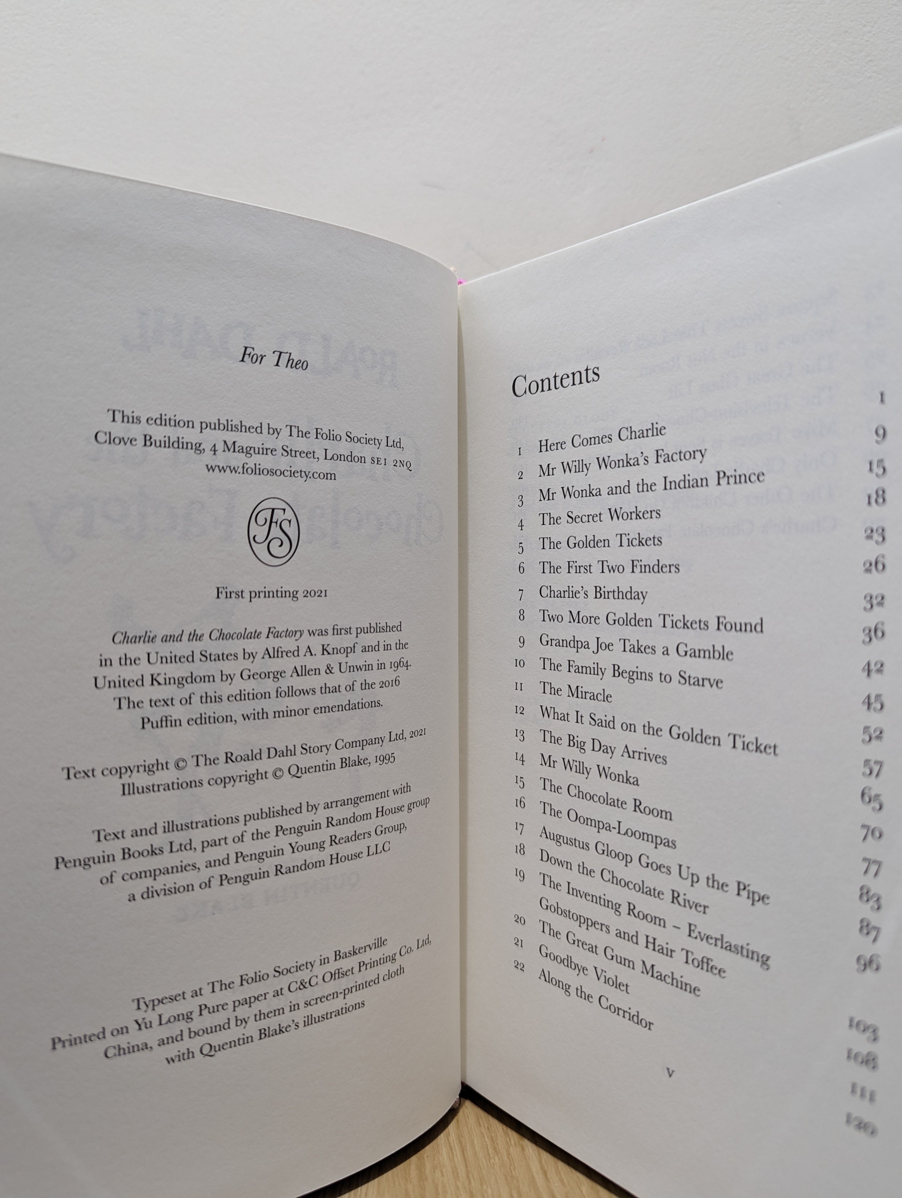 BIBLIO | The Roald Dahl Folio Collection (Set 1 & 2): James and the ...