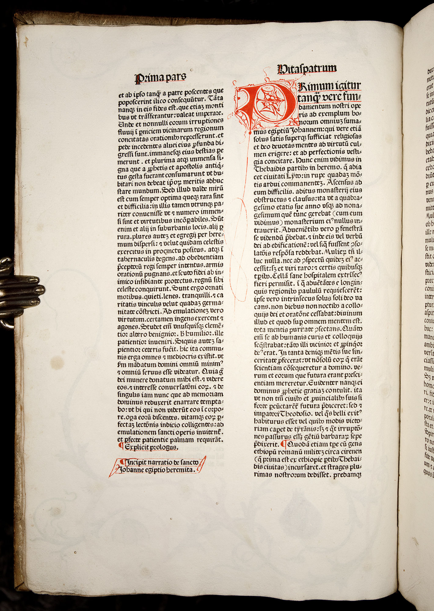 Vitae sanctorum patrum, sive Vitas patrum. [with] De laude et effectu ...