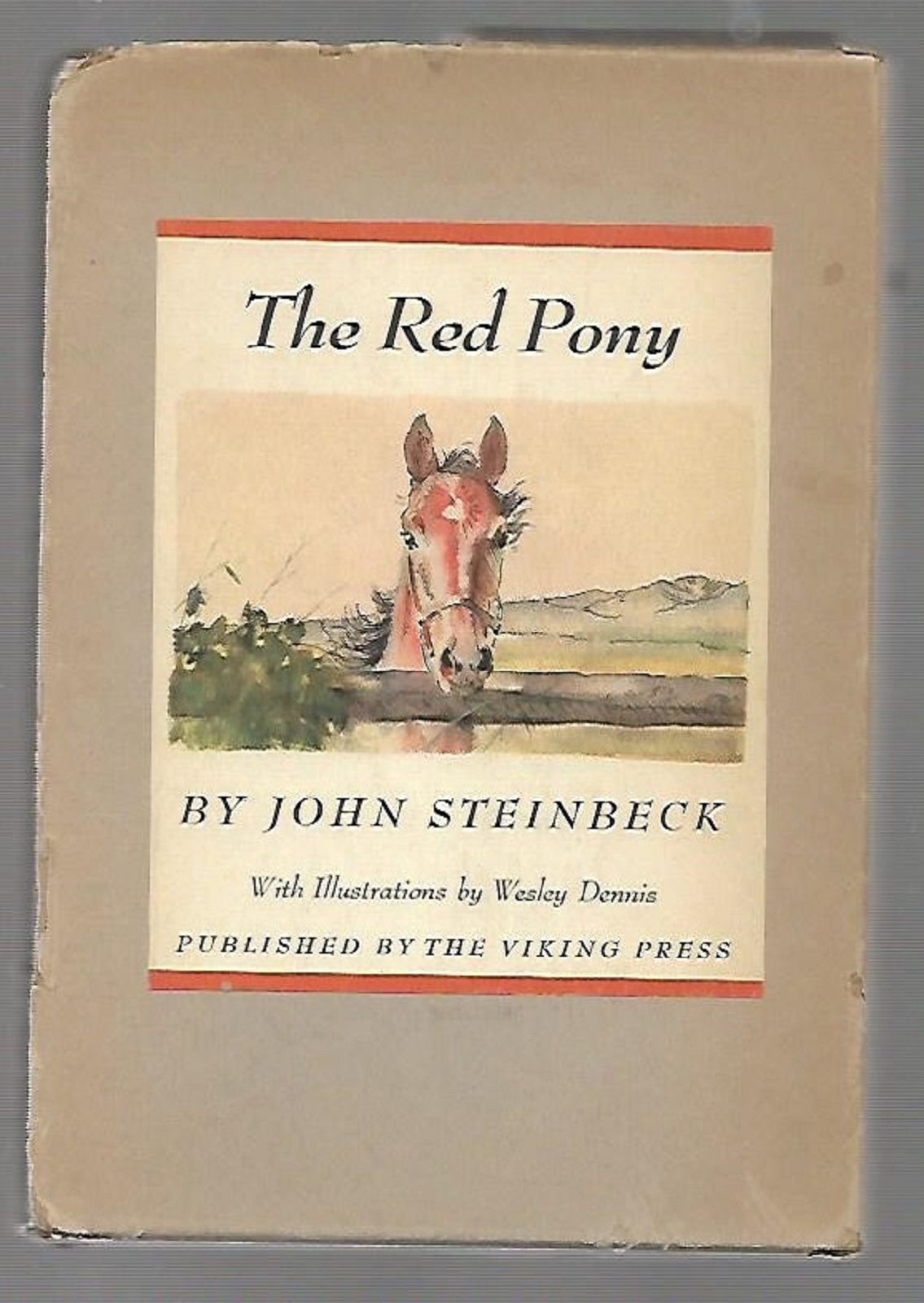 The Red Pony by Steinbeck, John | Hardcover | 1945 | The Viking Press ...
